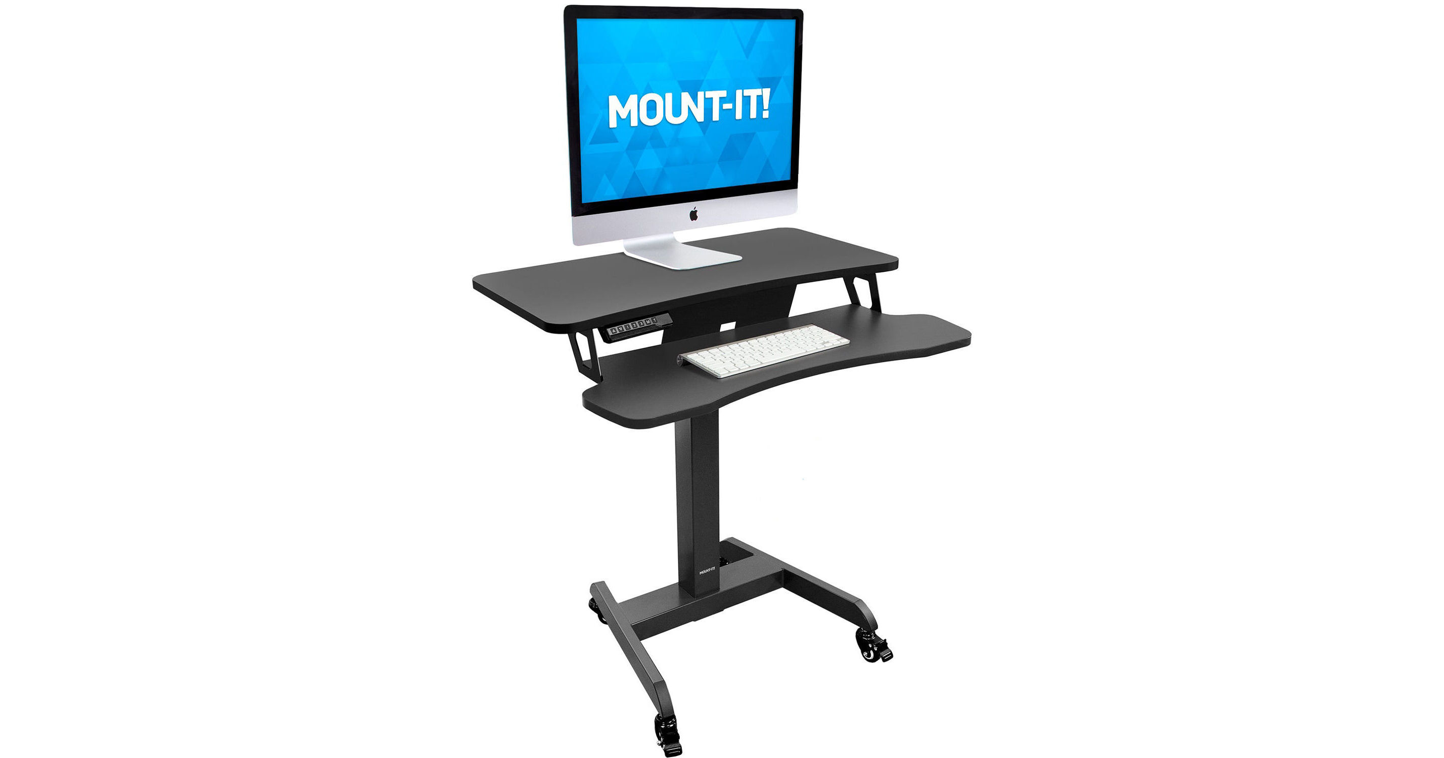 Mount-It! Electric Mobile Standing Desk MI-7982 B&H Photo Video