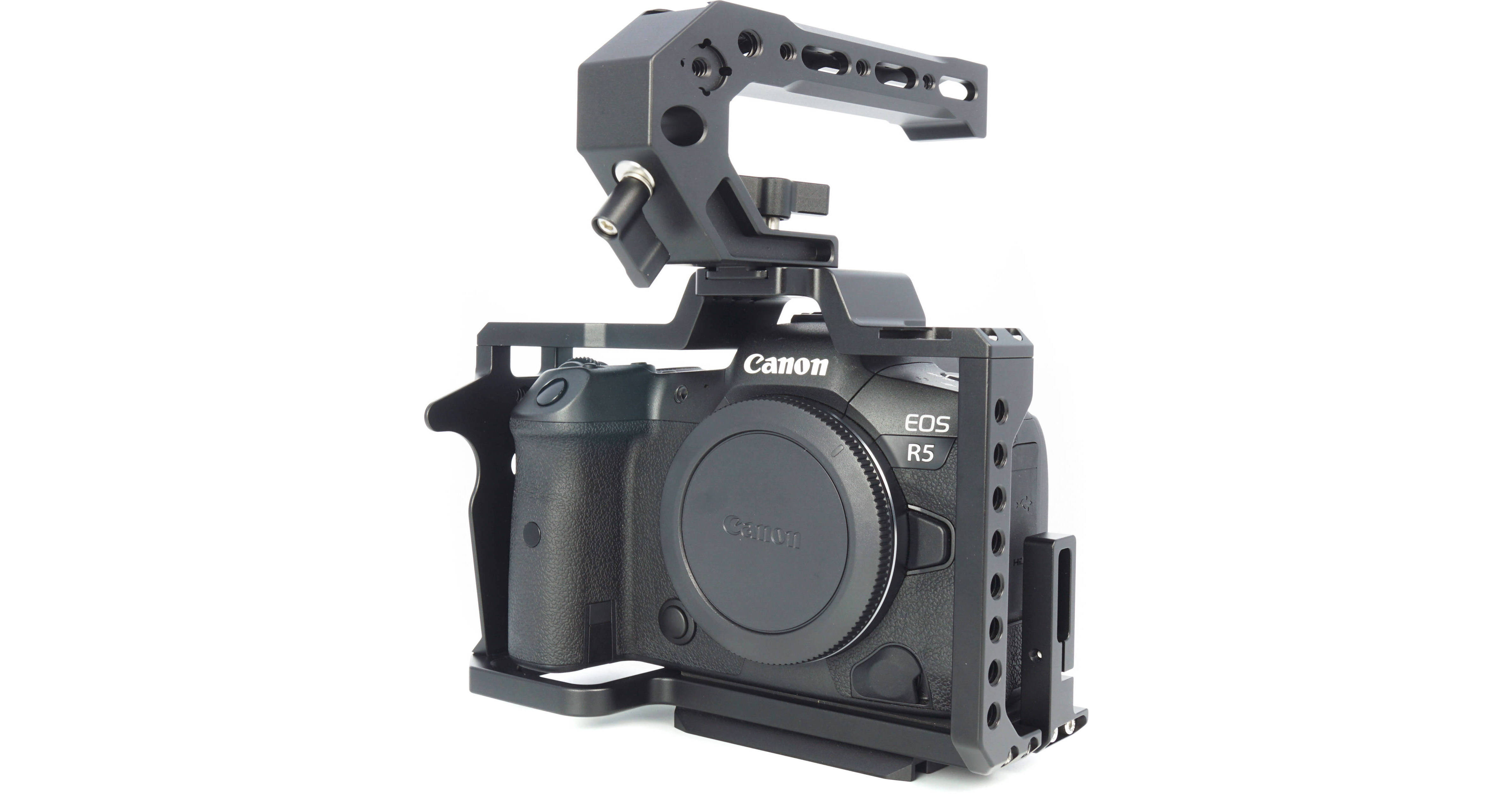 CAME-TV Camera Cage + Top Handle Kit for Canon EOS R5/R6 R5R6-02