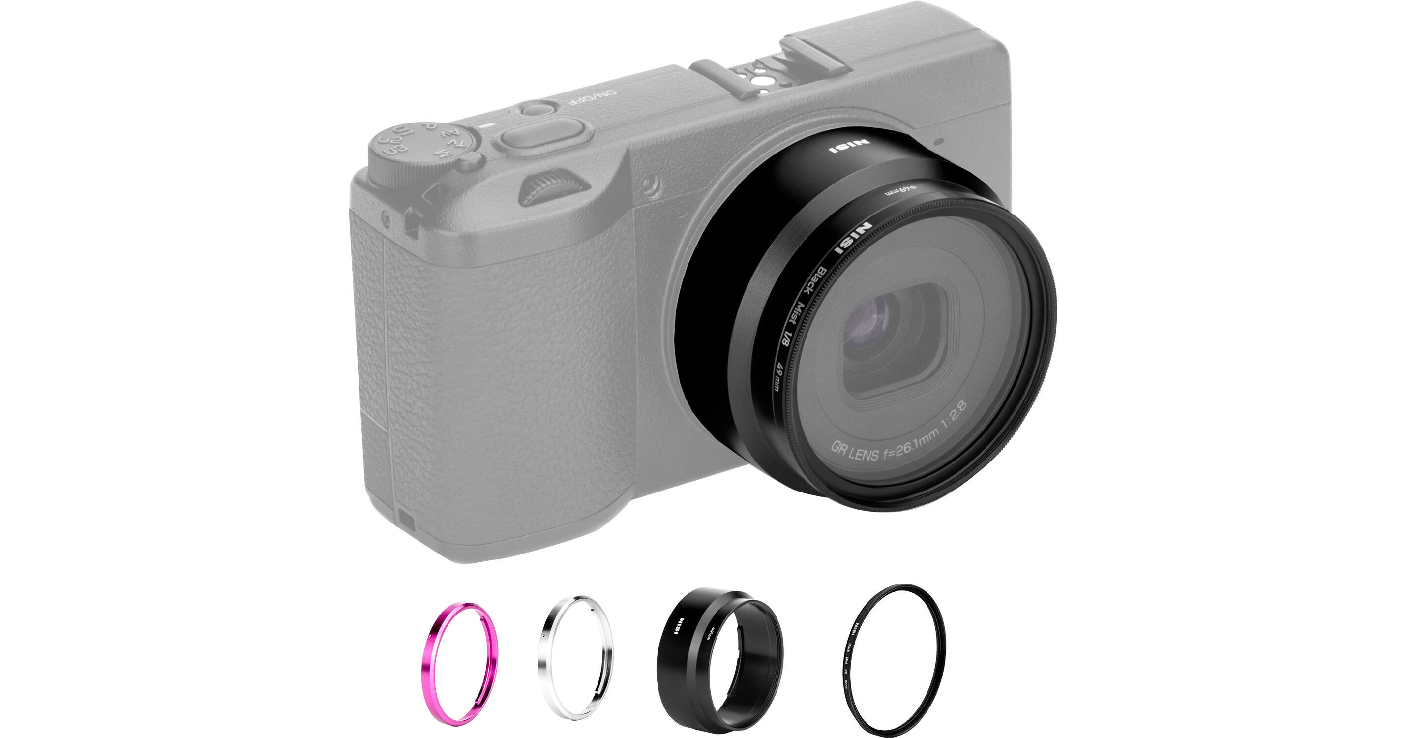 NiSi Black Mist Filter Kit For Ricoh GR IIIx NISI-RGR3X-BLKMIST