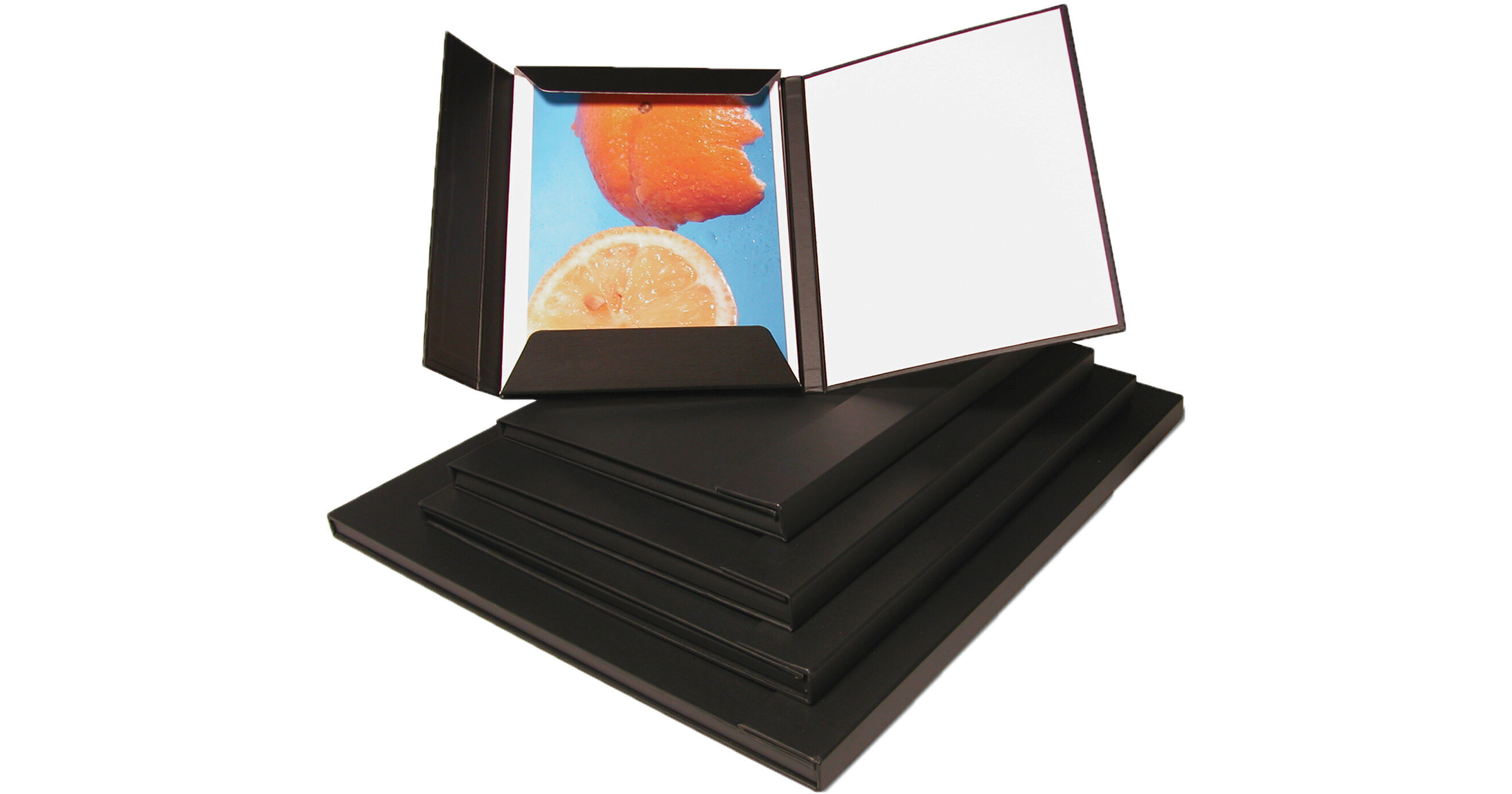 Print File Magnetic Folio Folder with Black Lining 280-1722 B&H