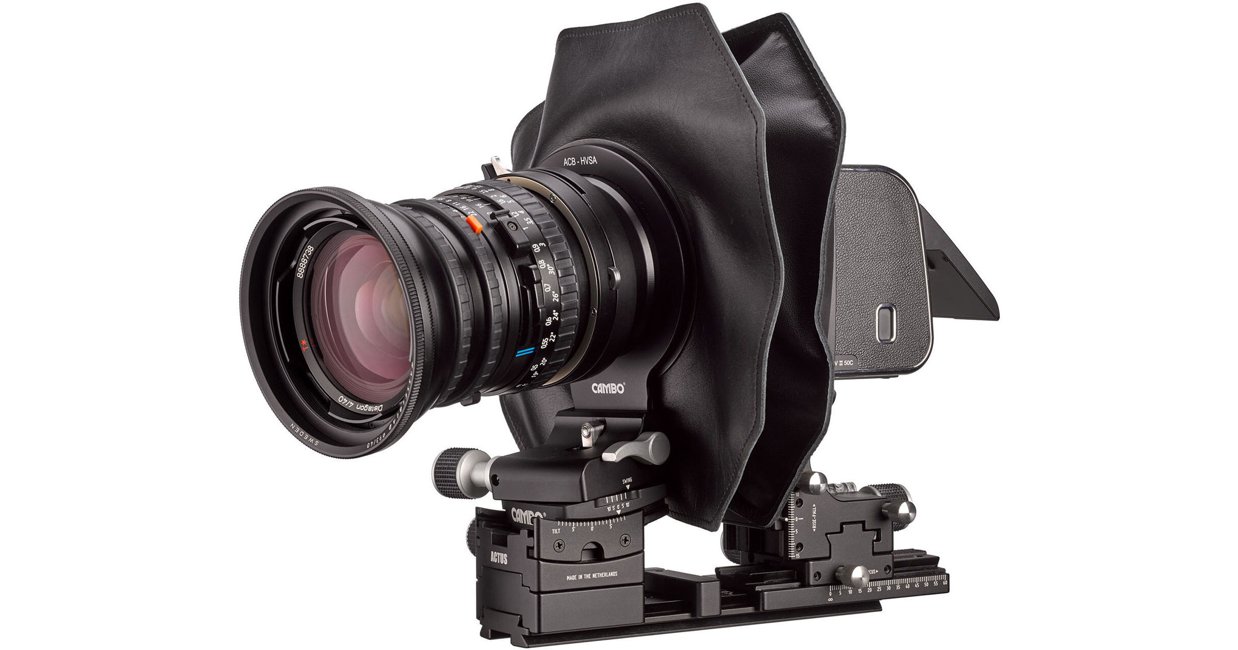 Cambo ACTUS-DB2 View Camera with Hasselblad V Lens and 9901090H