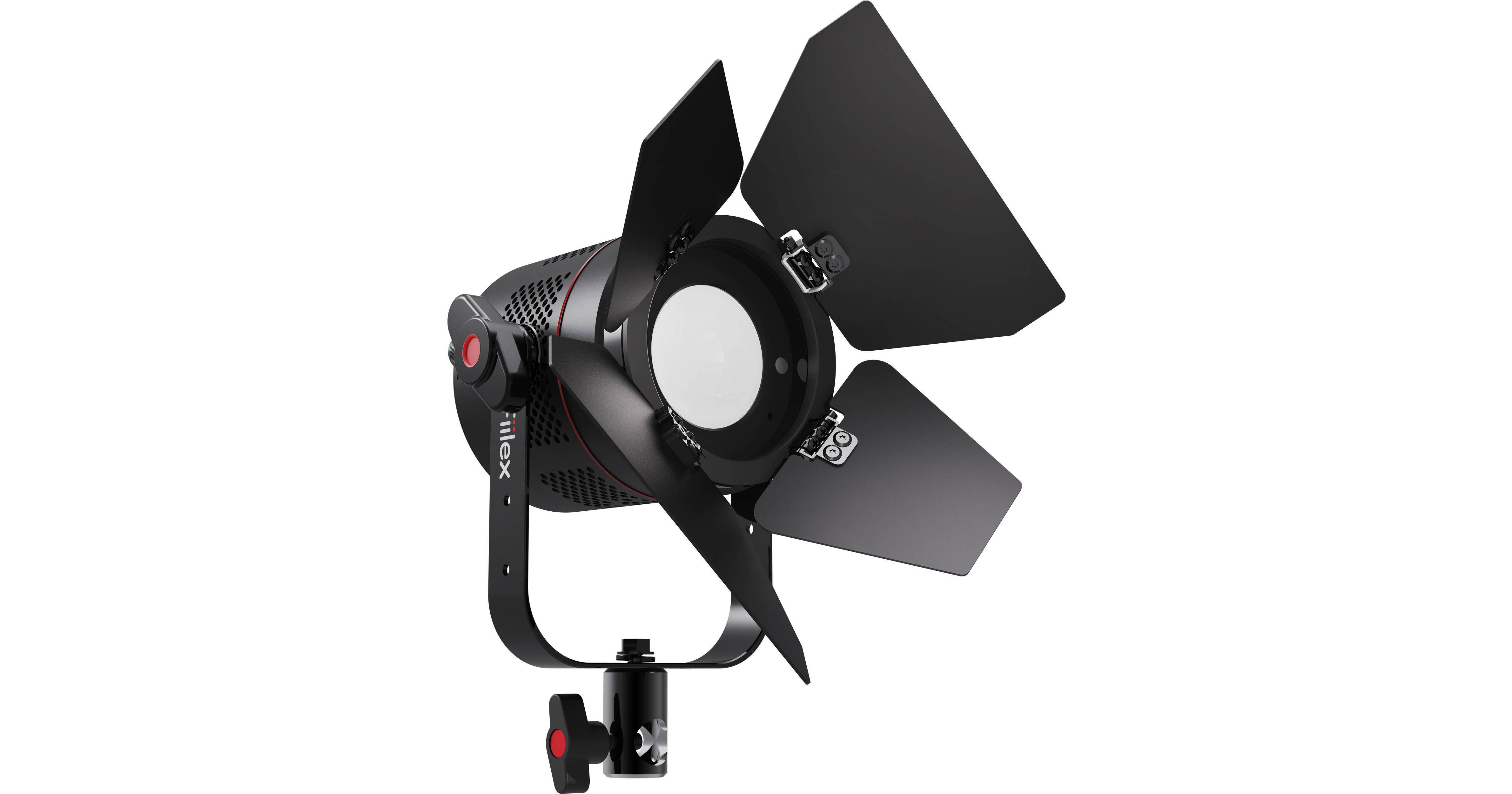 Fiilex P3 Color LED Light with Barndoors, PSU & FLXP3CLR B&H