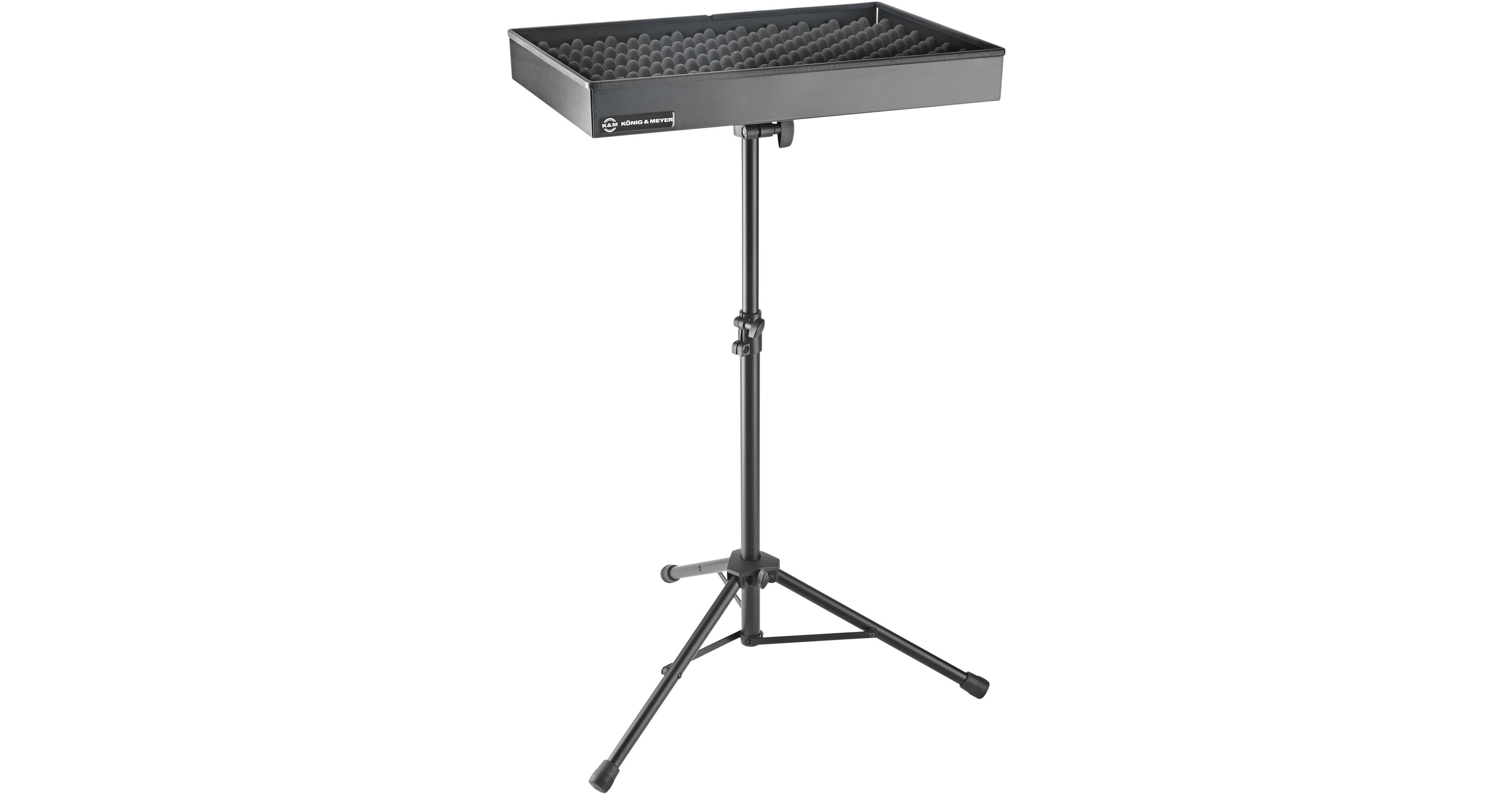 K&M Percussion Table - Pro (Black) 13510.000.55 B&H Photo Video