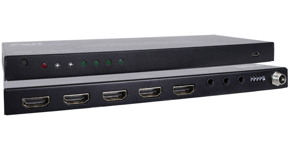 FSR 4x1 4K HDMI Switcher with Stereo Analog Audio DV-HSW4K-41AUD