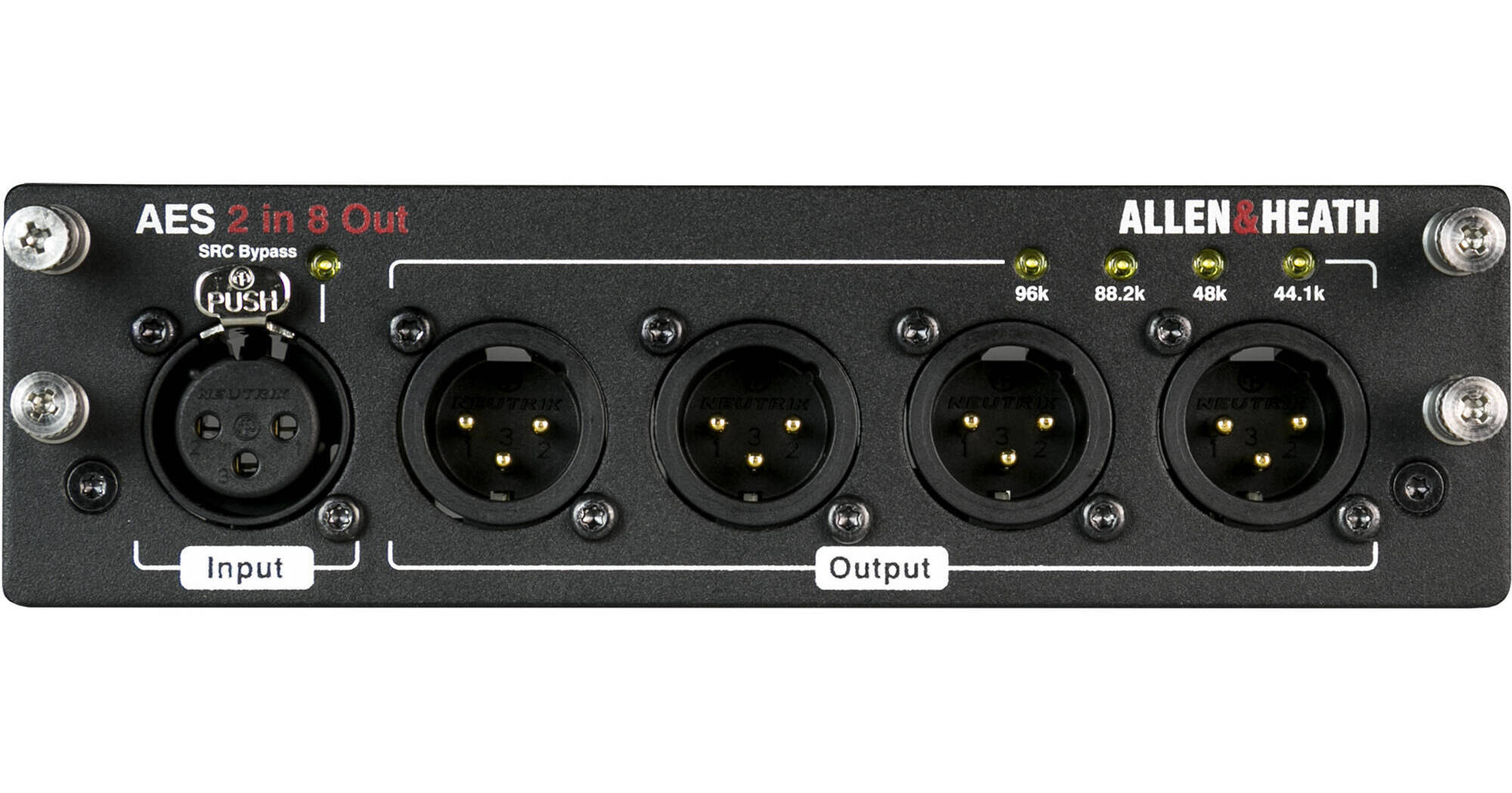 Allen & Heath AES3 Module with 2 Inputs x 8 AH-M-DL-AES2I8O-A