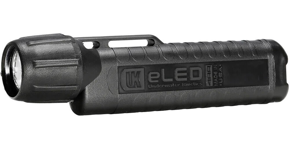 Underwater Kinetics 4AA eLED RFL Flashlight with Tail 514602 B&H