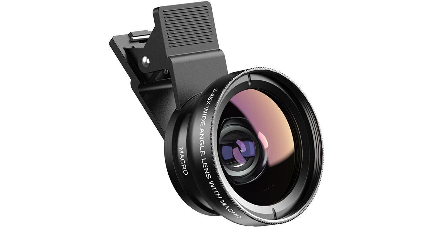 Apexel 0.45x Wide-Angle & 12.5x Macro Lens APL-0.45WM B&H Photo