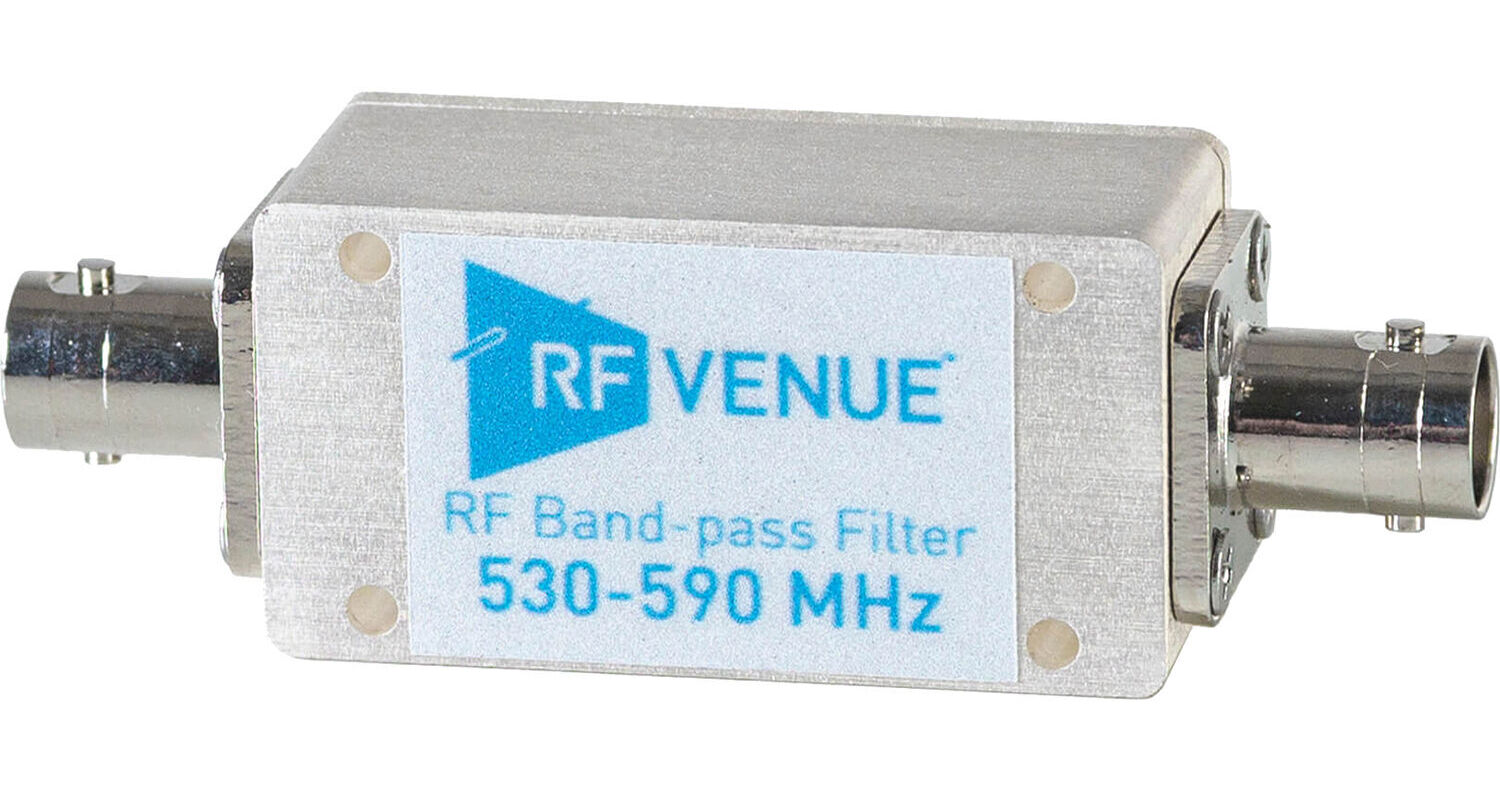 RF Venue RF Band-Pass Filter (530 to 590 MHz) BPF530T590 B&H