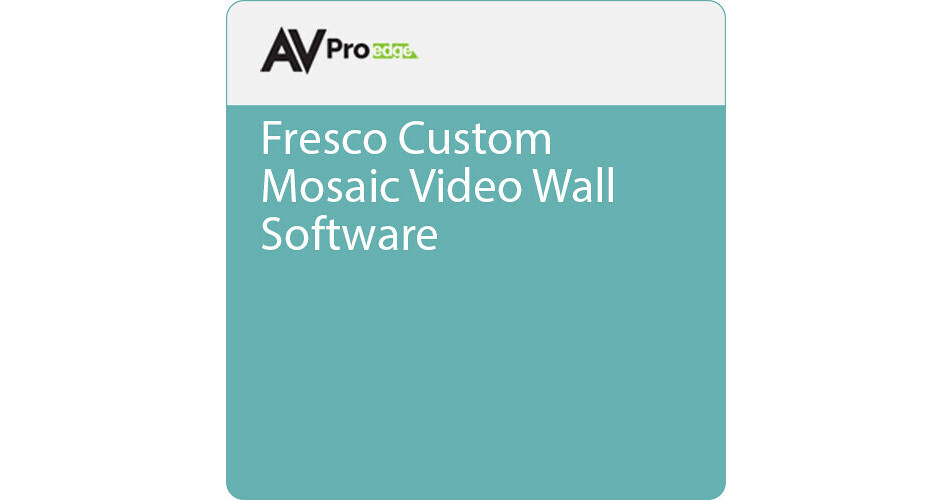 AVPro Edge Fresco Custom Mosaic Video Wall Software AC-FRESCO-PC