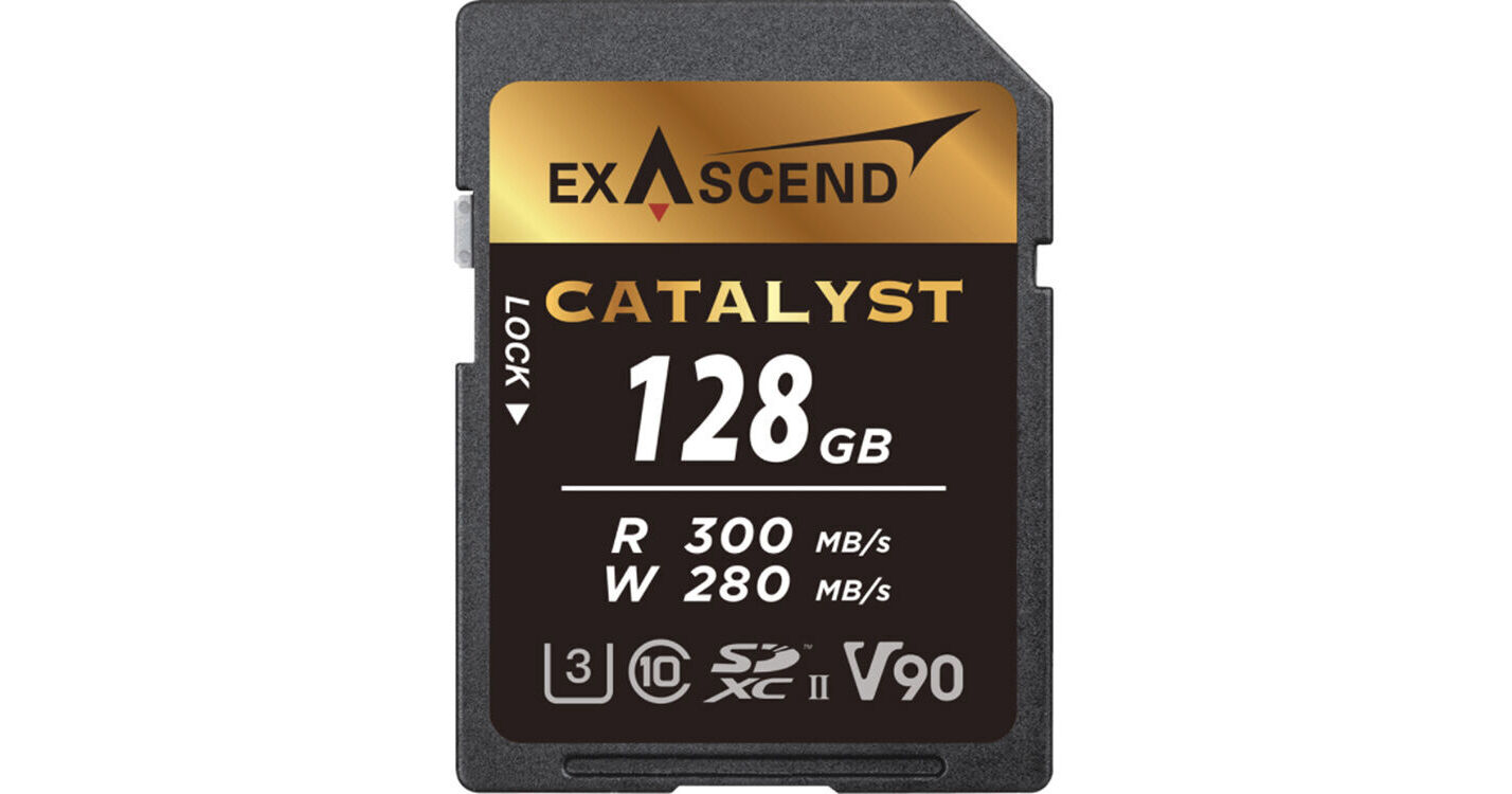 Exascend 128GB Catalyst UHS-II SDXC Memory Card EX128GSDU2 B&H