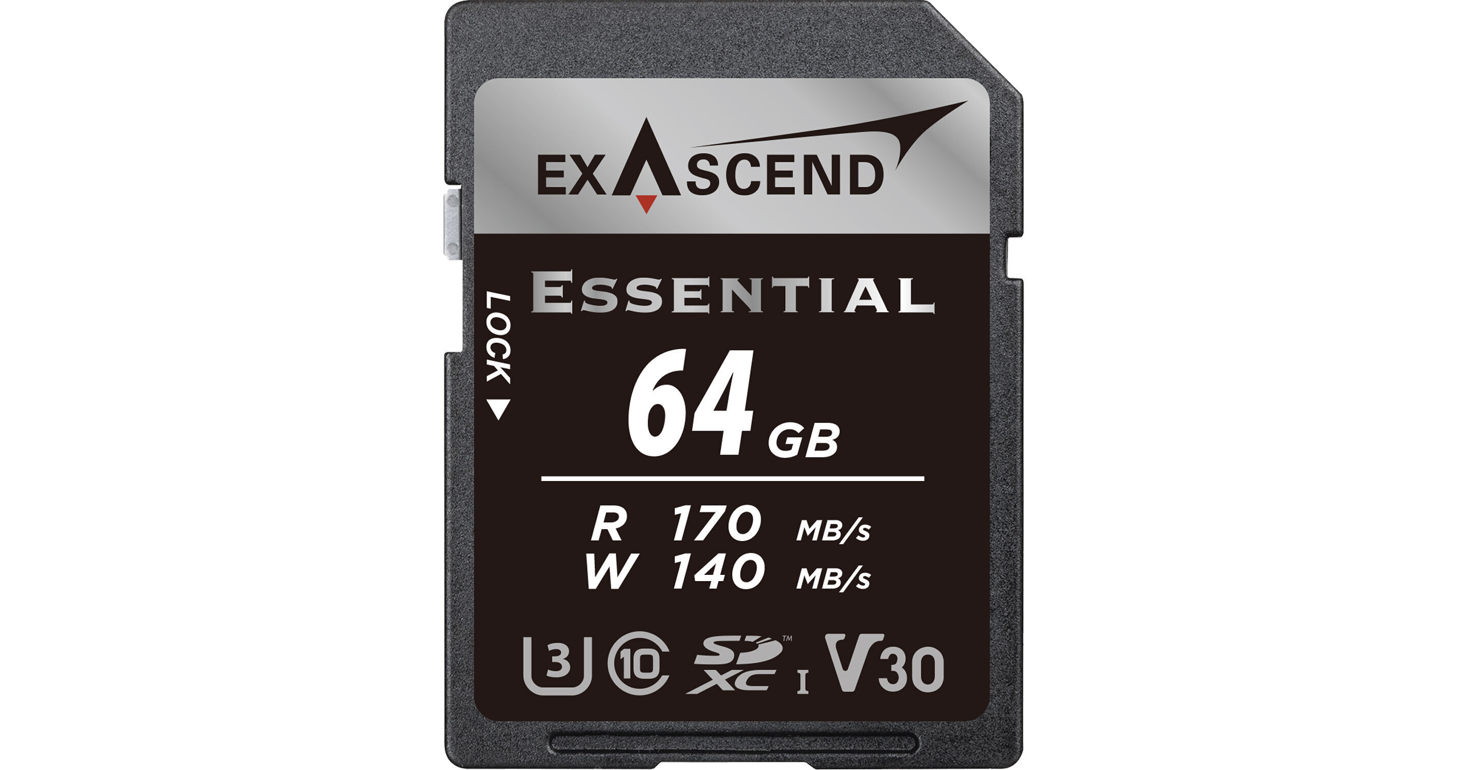 Exascend 64GB Essential UHS-I SDXC Memory Card EX64GSDU1-S B&H