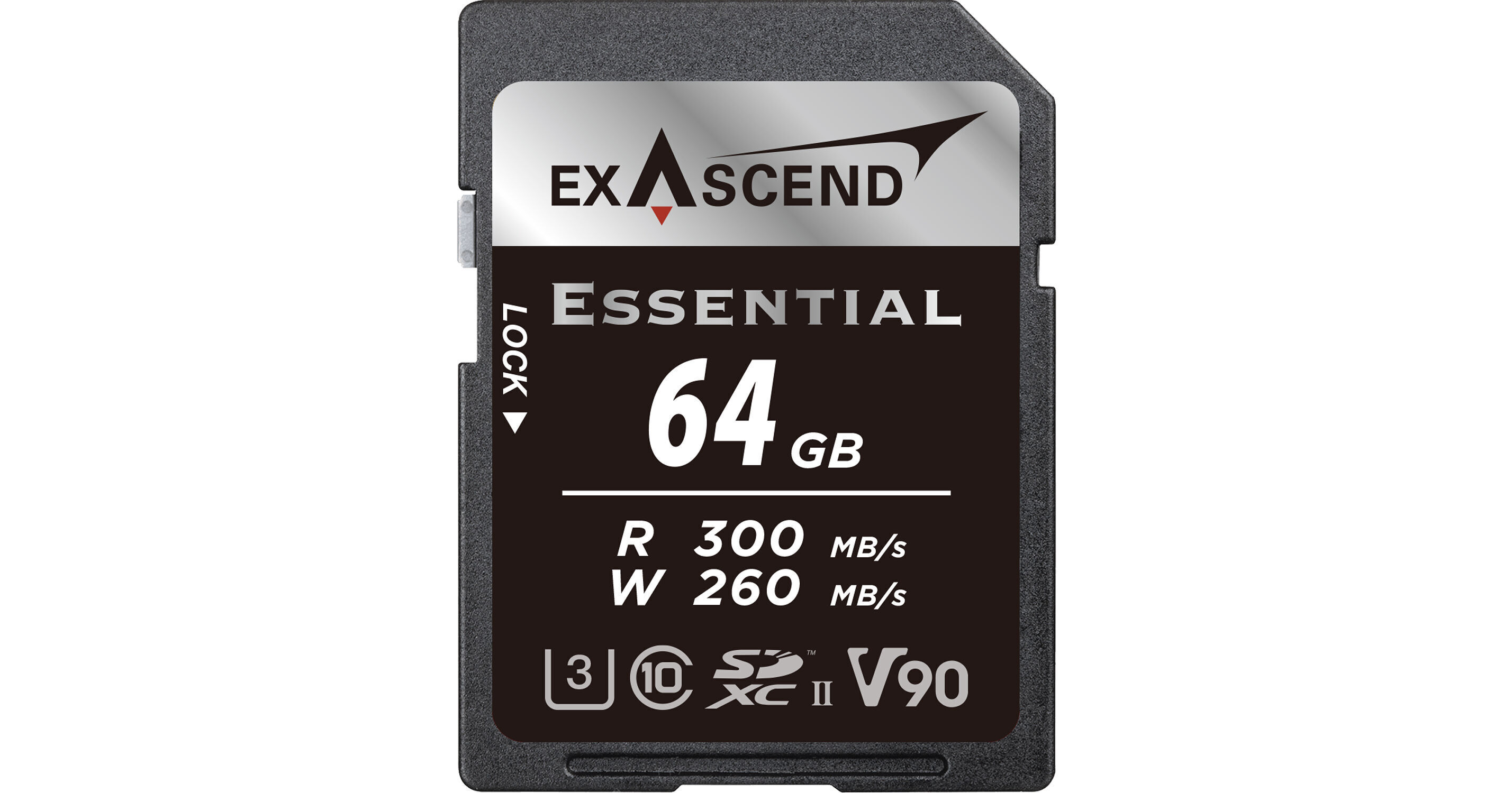 Exascend 64GB Essential UHS-II SDXC Memory Card EX64GSDU2-S B&H