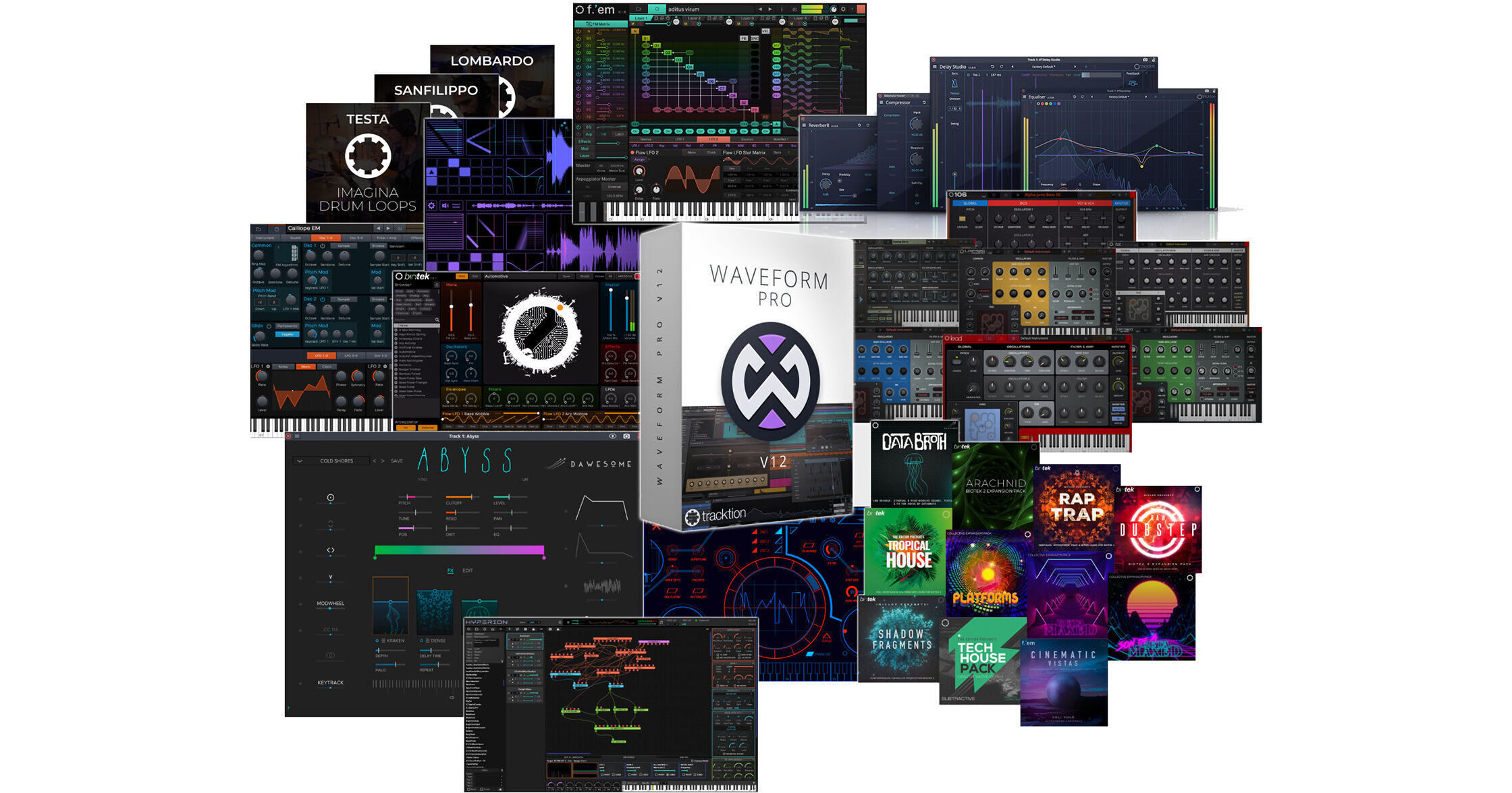 tracktion Waveform Pro 12 Music Production and EVERYTHINGBUNDLE