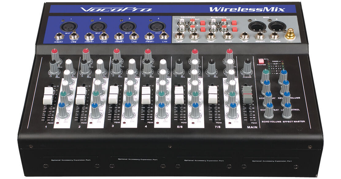 VocoPro All-In-One Live Sound / Karaoke Mixer WIRELESS MIX BASIC