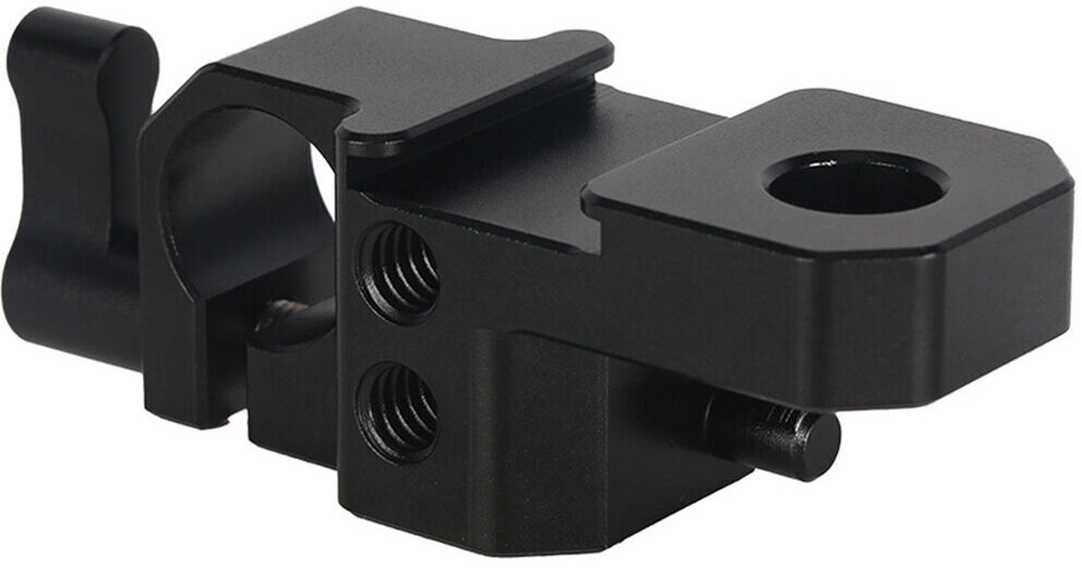 Niceyrig Left-Side Cold Shoe Mount with 15mm Single-Rod Clamp