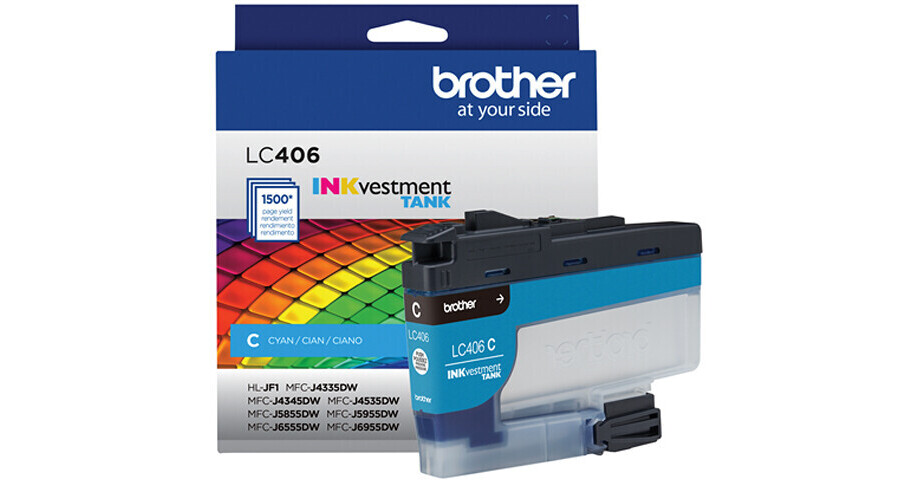 Brother Genuine LC406 INKvestment Tank Standard Yield LC406CS