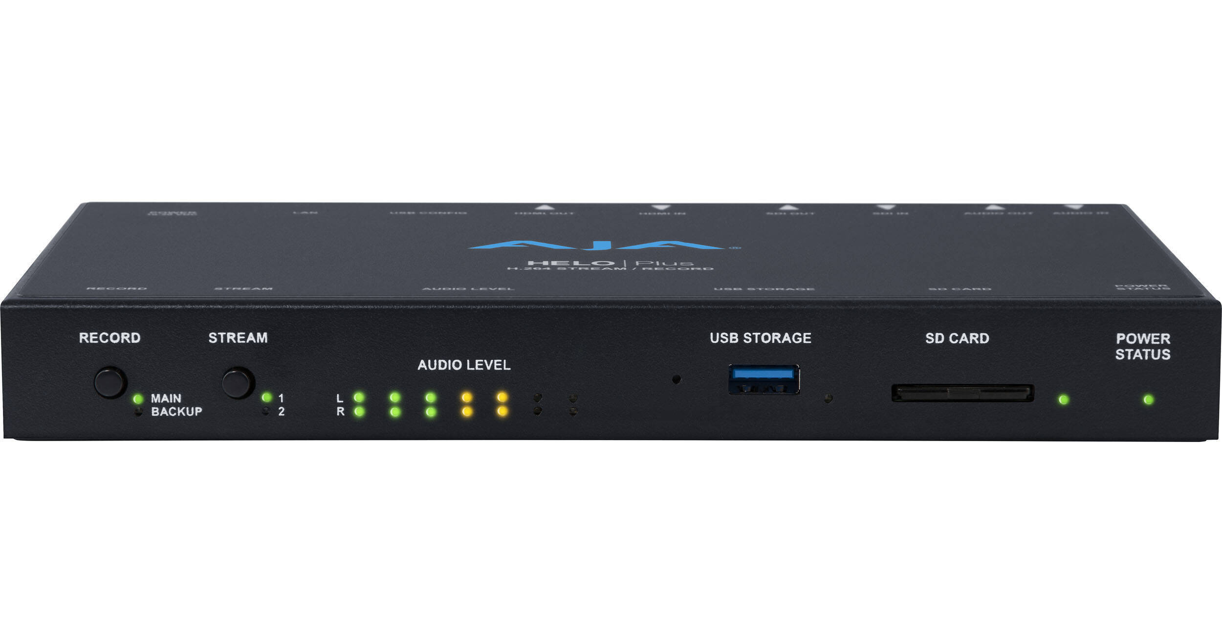 AJA HELO Plus H.264 Advanced Streamer & Recorder HELO PLUS B&H