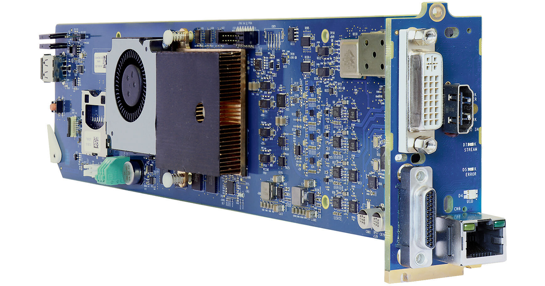 VITEC MGW Diamond-HX openGear 2 x HD or 1 x 4K HEVC/H.264 17928