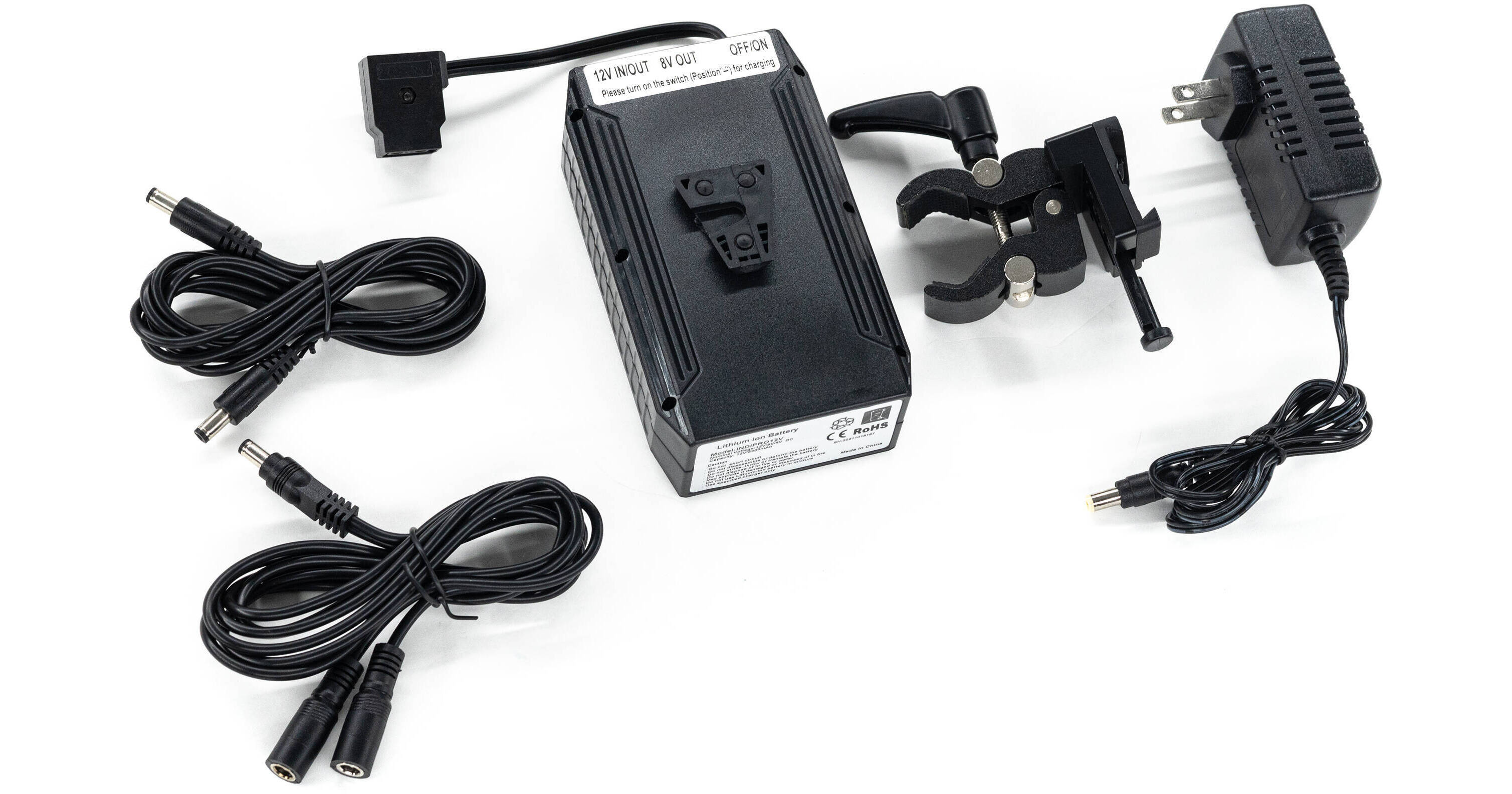 IndiPRO Tools Porta-Pak Battery with Charger & V-Mount VMPPBN