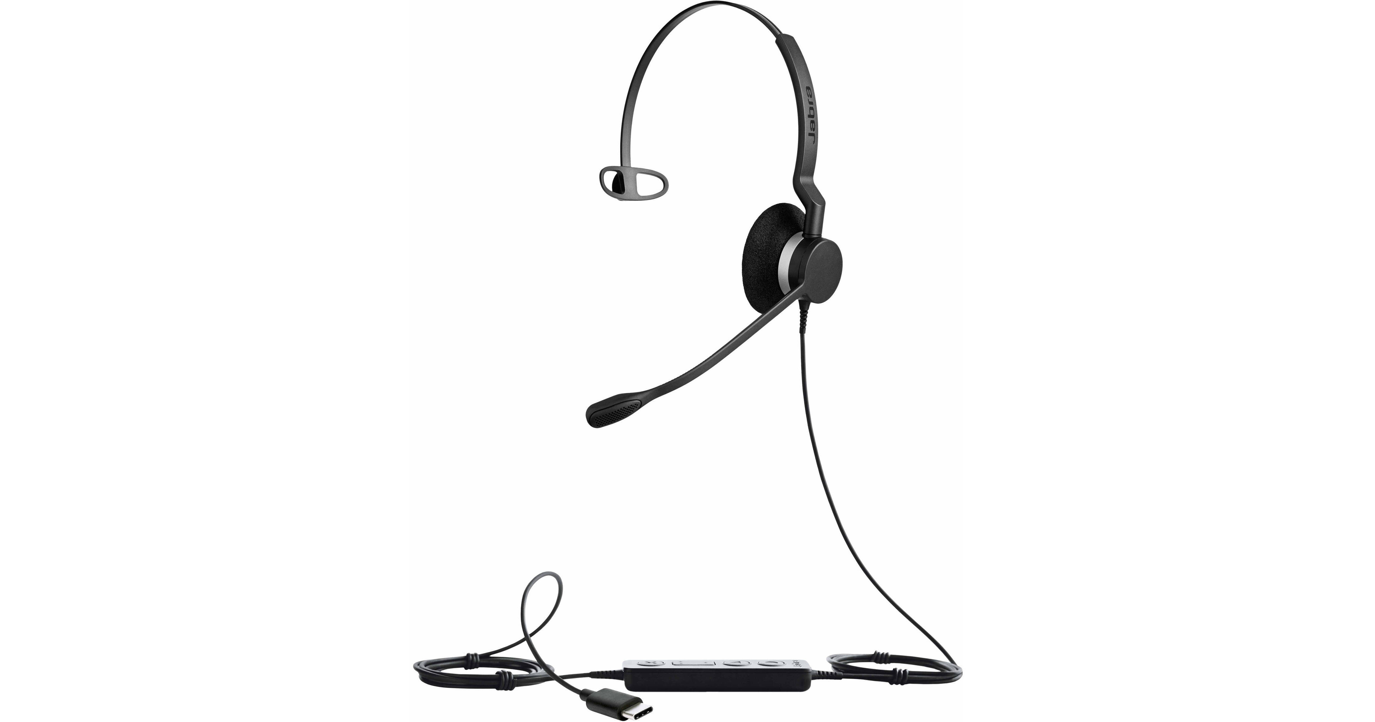Jabra BIZ 2300 UC Mono USB Type-C Headset 2393-829-189 B&H Photo