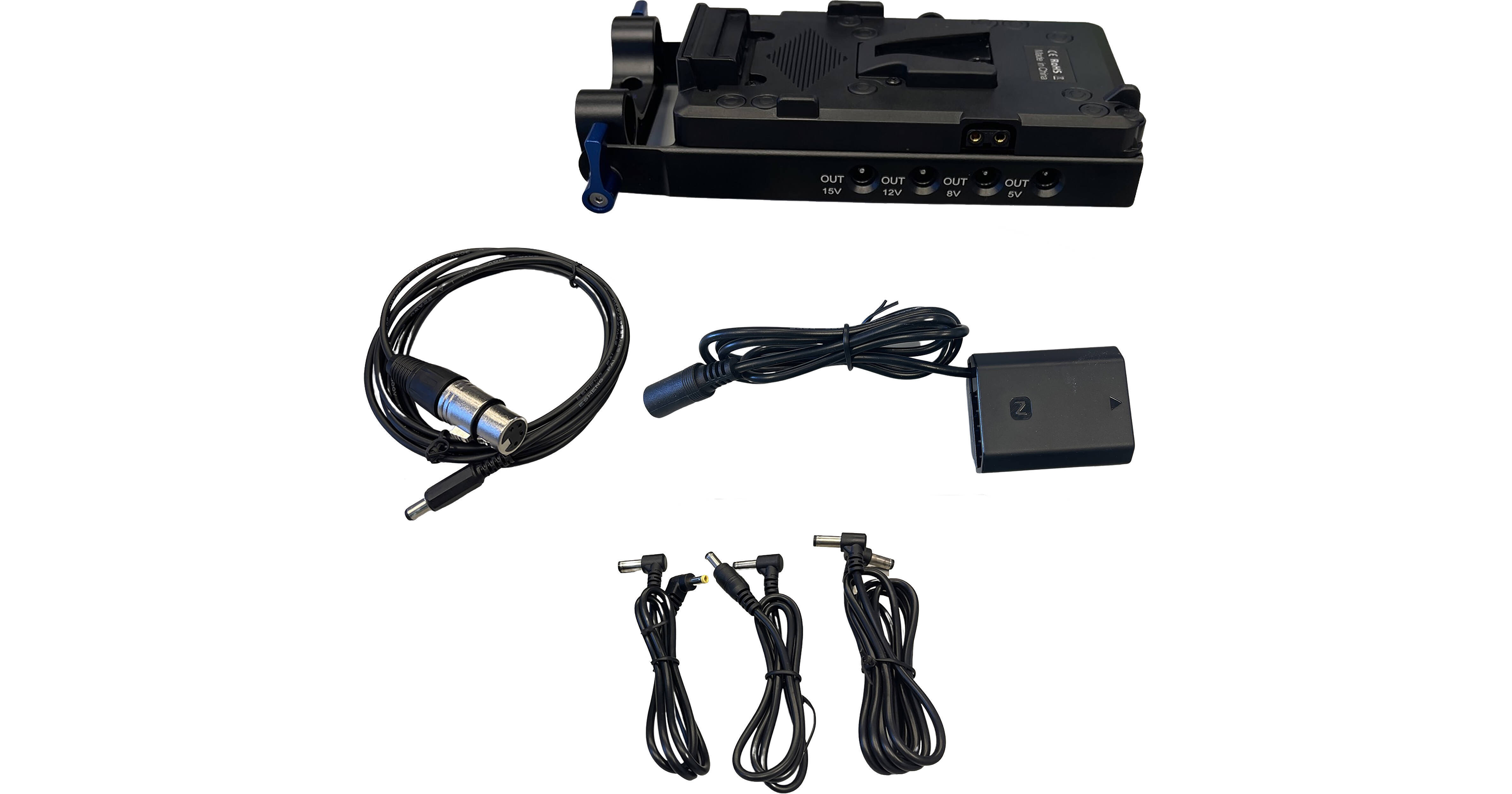 Bescor Multi-Output V-Mount Battery Plate with FZ100