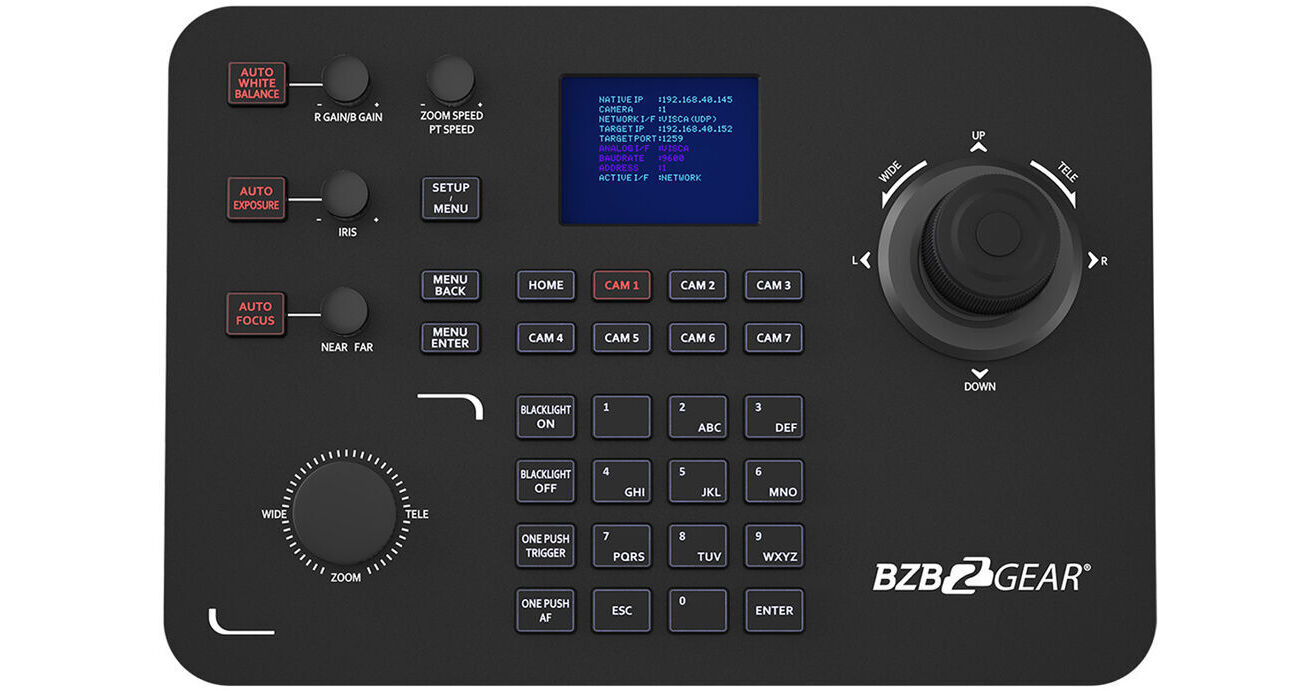 BZBGEAR Universal Advanced PTZ IP/RS-232/422 BG-COMMANDER B&H