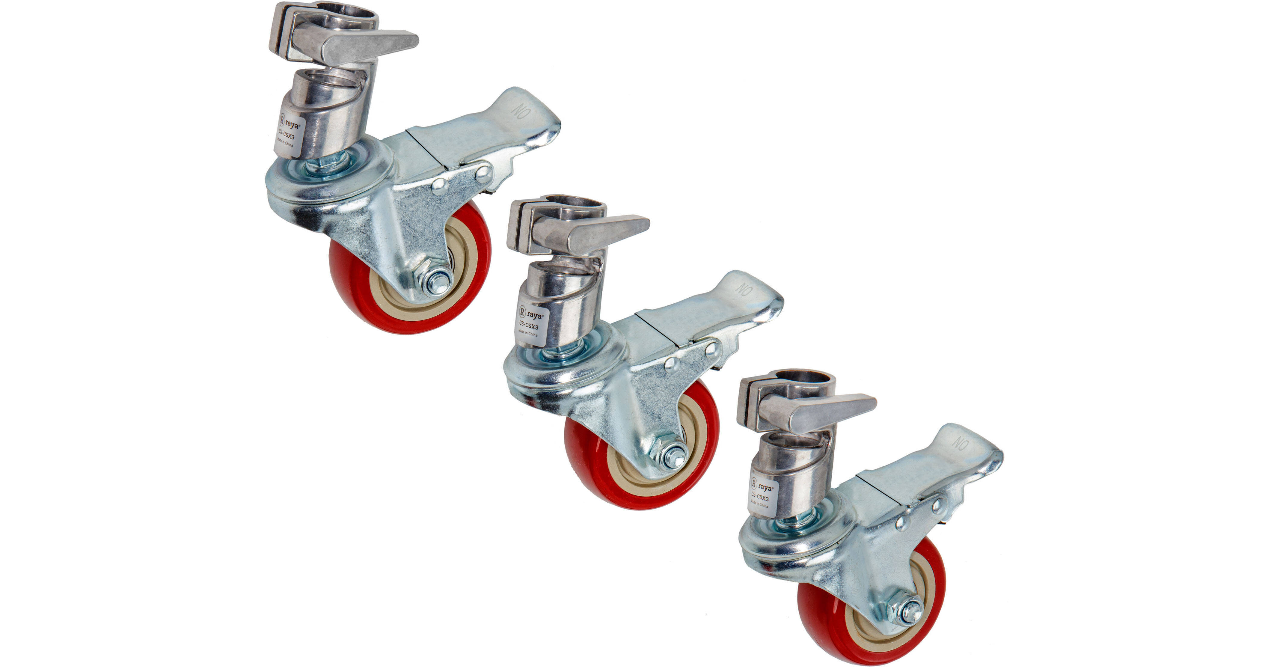 Raya CS-CSX3 C-Stand Casters (3-Pack) CS-CSX3 B&H Photo Video