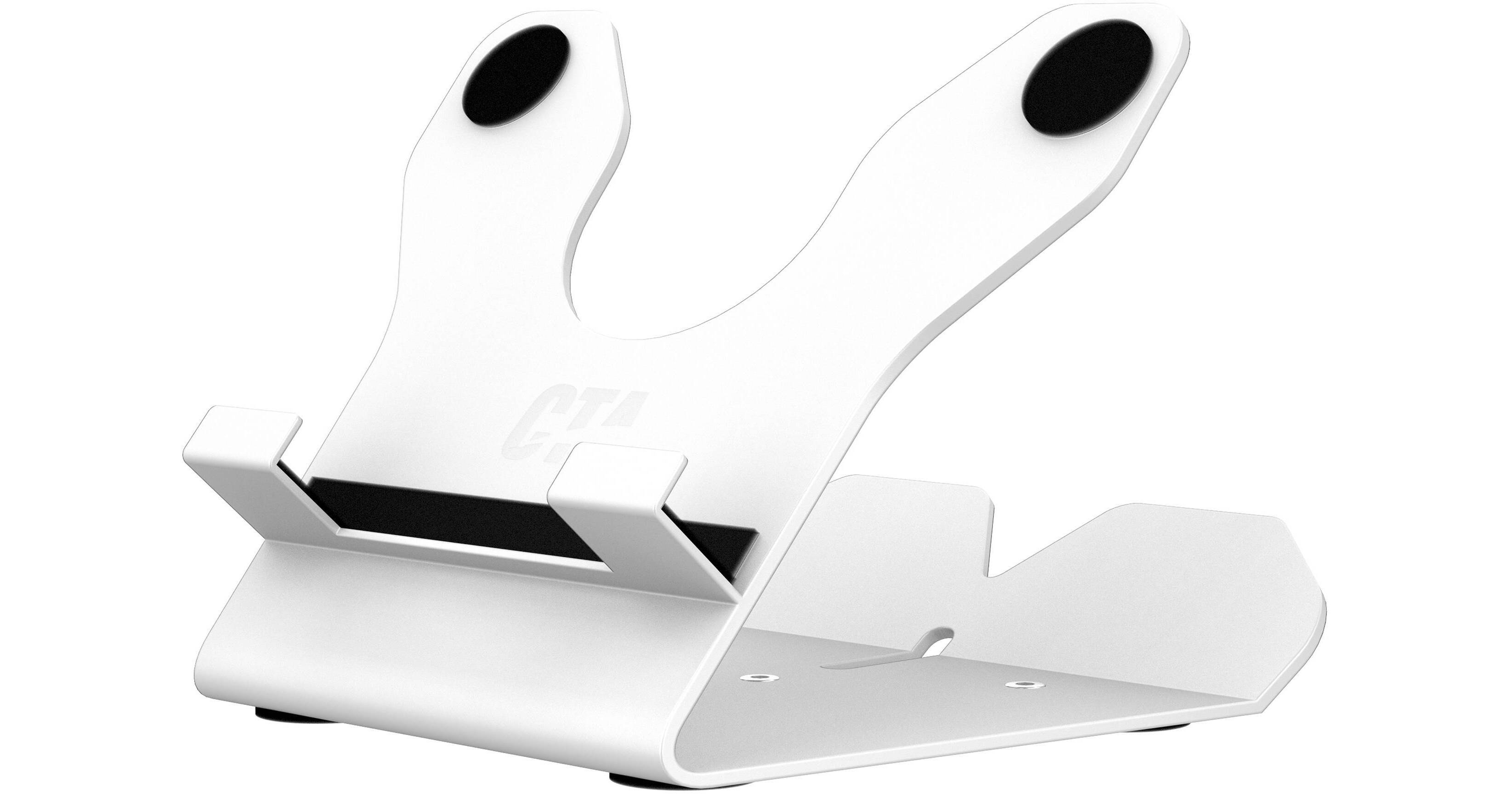 CTA Digital Security Cable Locking Desk Mount (White) PAD-SLDMW