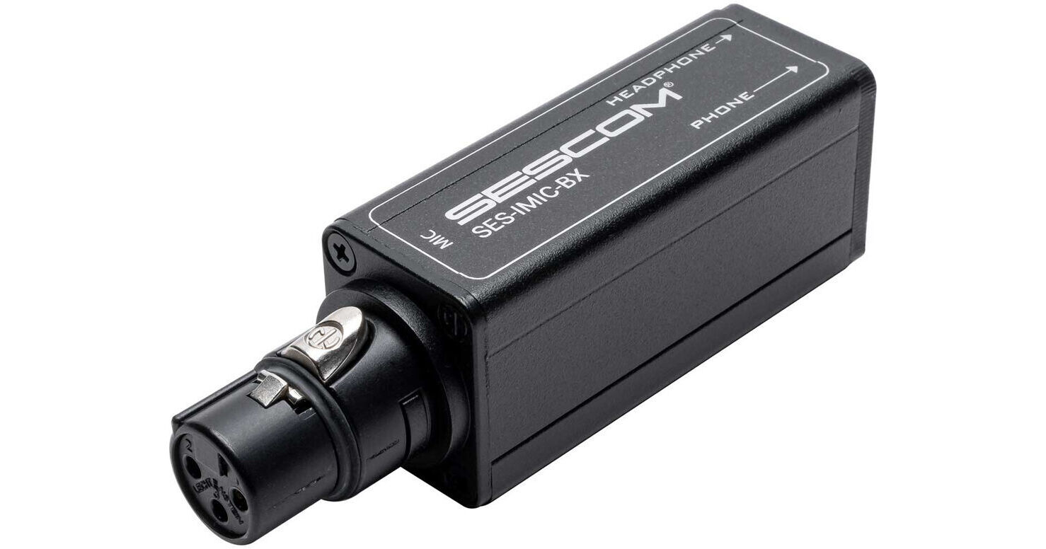 Sescom IMIC-BX 3-Pin XLR to Two 3.5mm TRRS Mobile SES-IMIC-BX