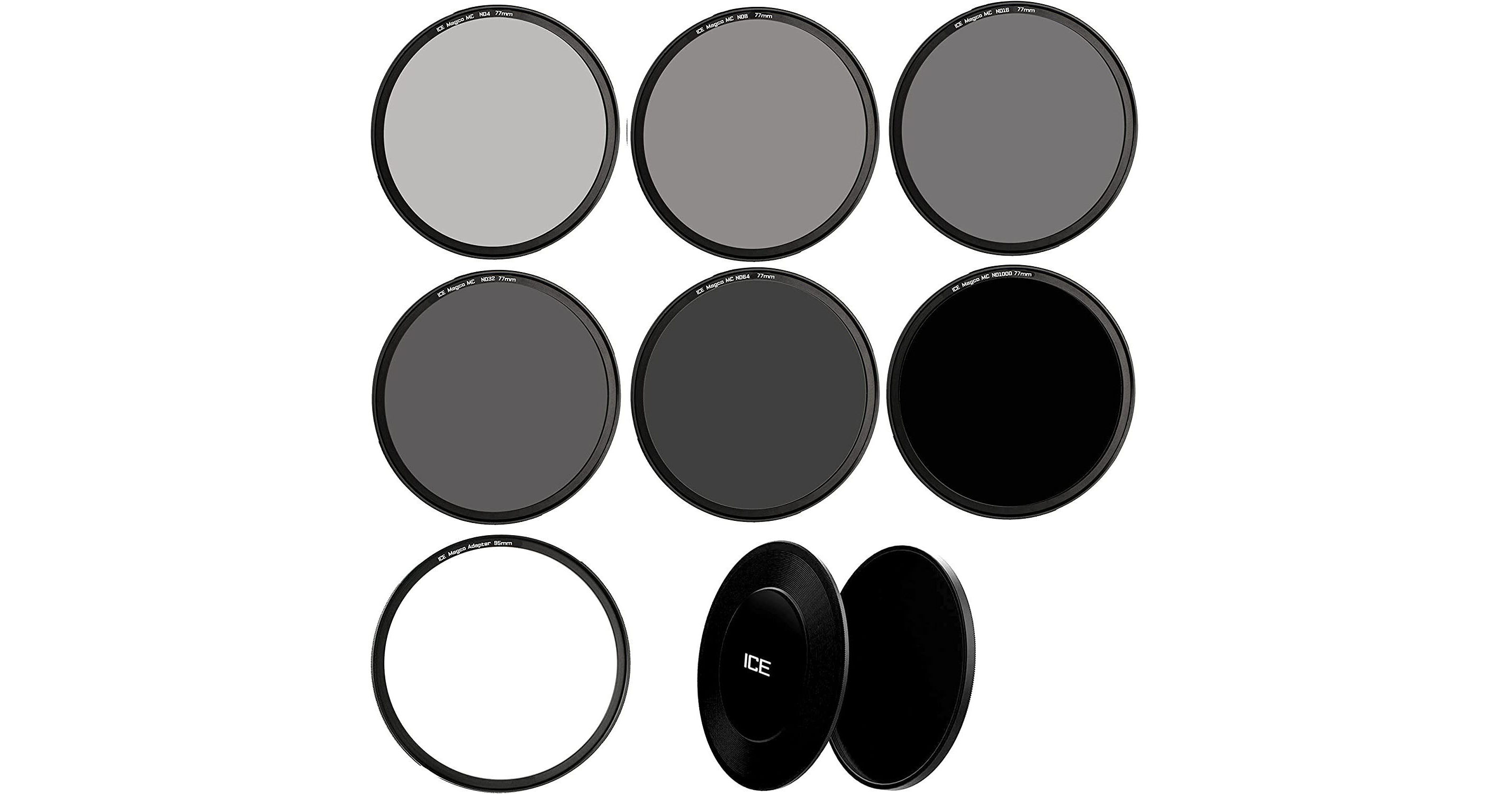 Ice Magco Magnetic ND Filter Stack Set with Caps and IMC-SS677