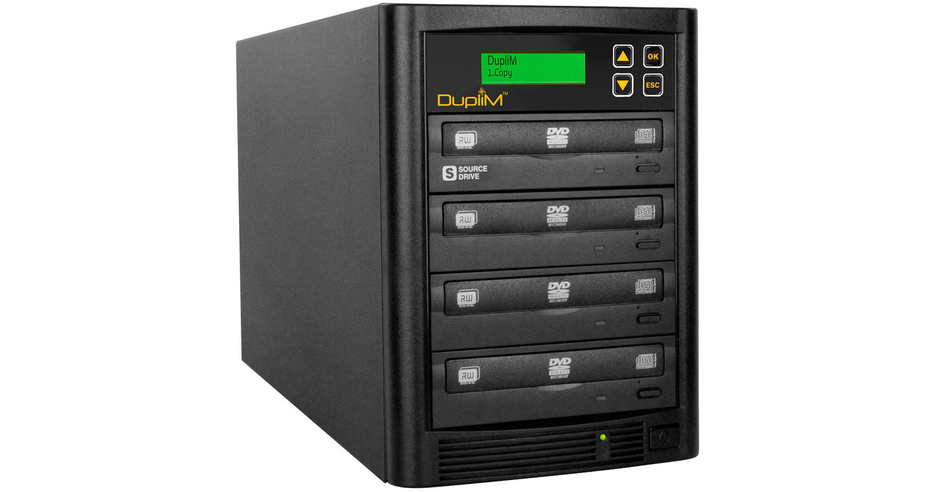 DupliM 3-Target DVD/CD Copy Tower Standalone Duplicator 310100