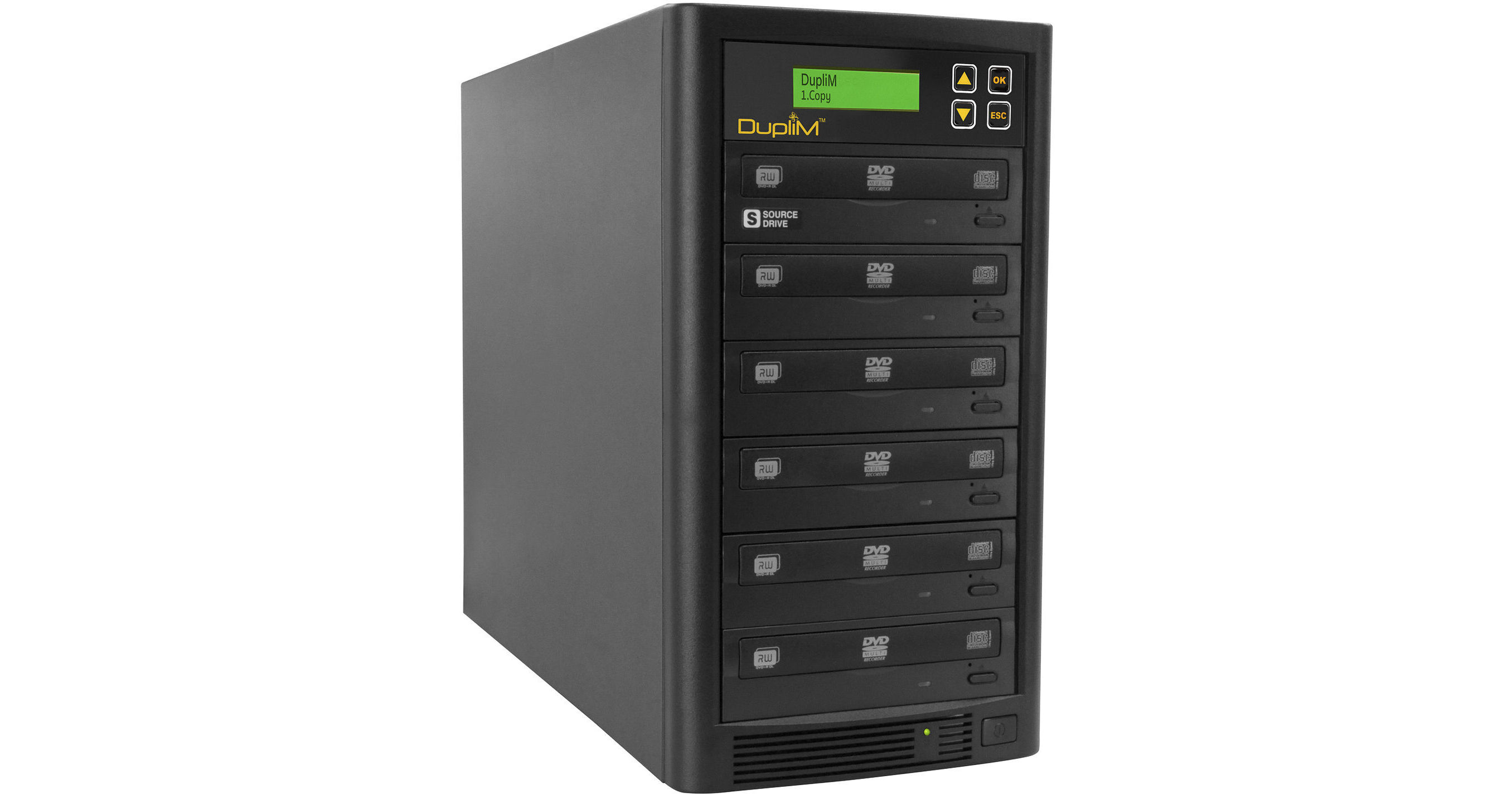 DupliM 5-Target DVD/CD Copy Tower Standalone Duplicator 310101