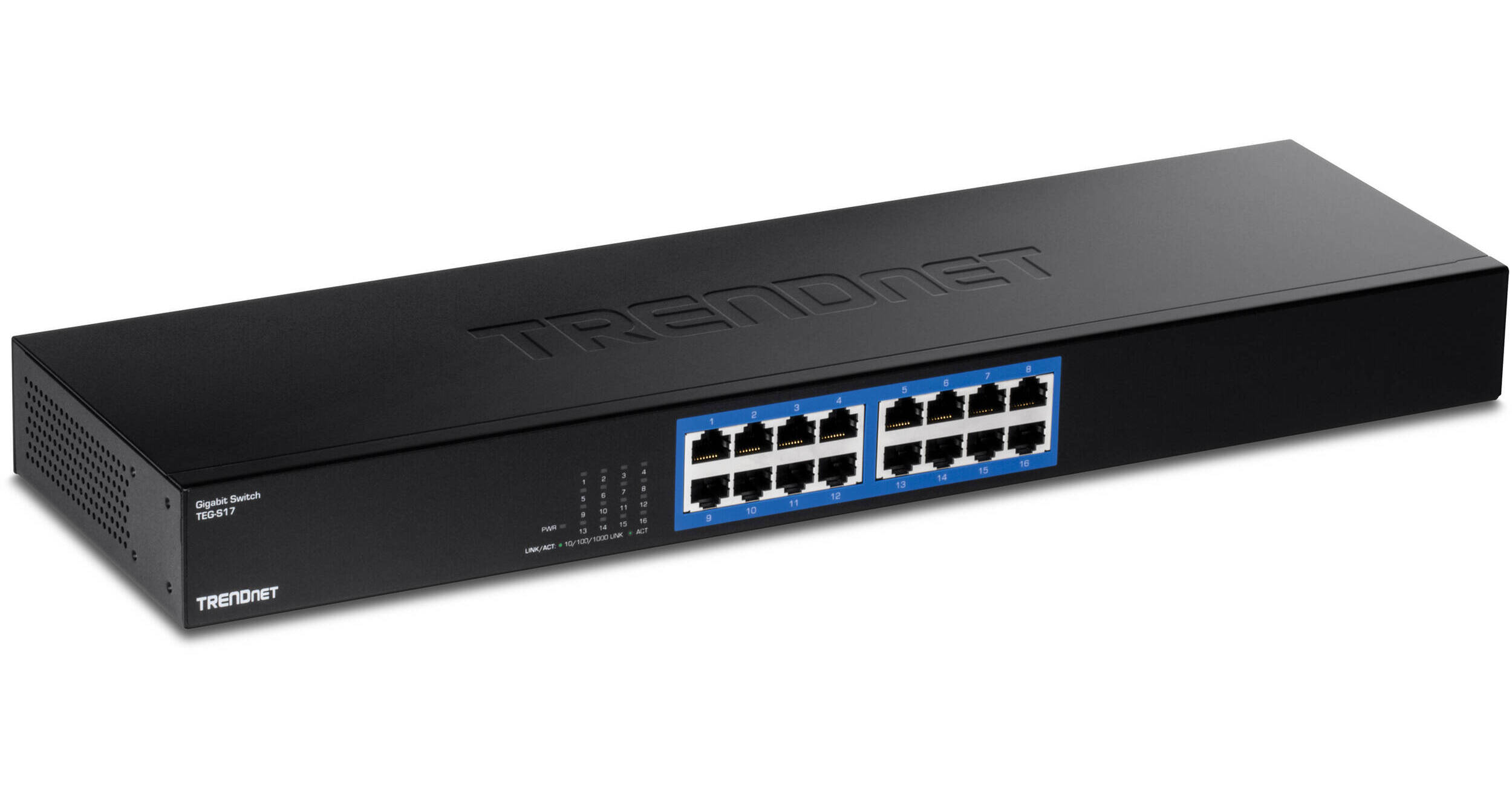 TRENDnet TEG-S17 16-Port Gigabit Unmanaged Network Switch
