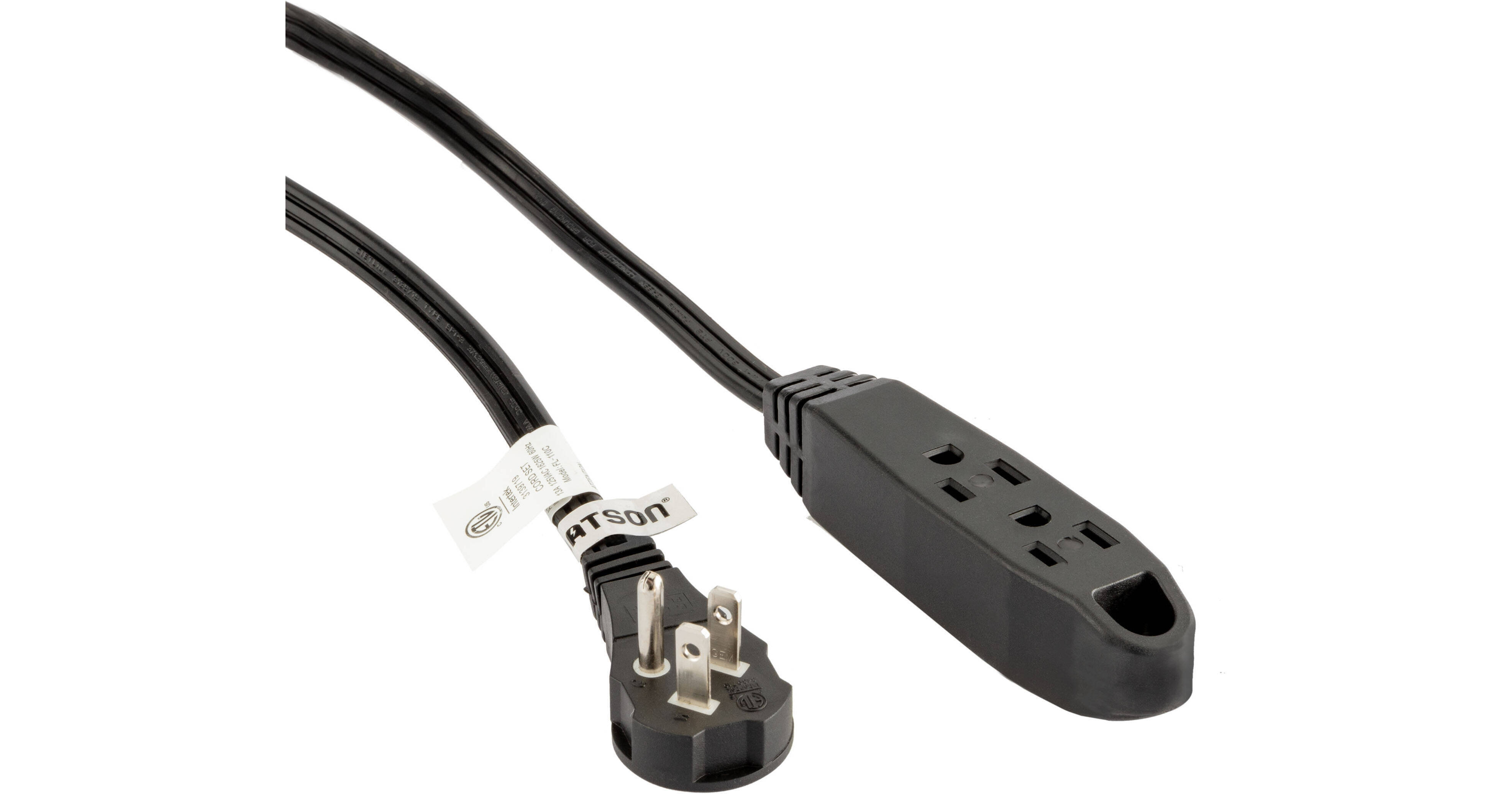 Watson 3-Outlet Power Extension Cord ACE163R-3B B&H Photo Video