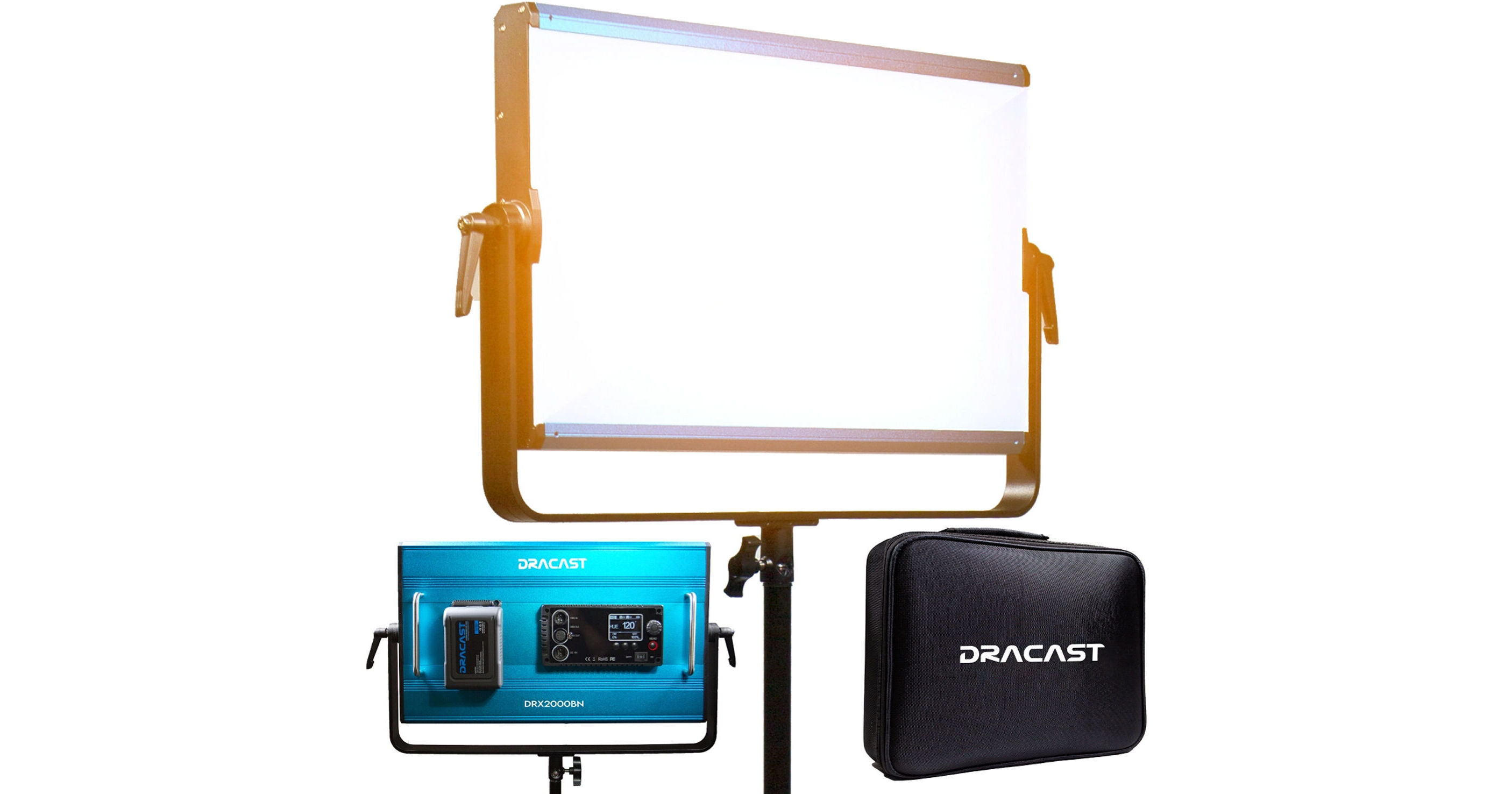 Dracast X Series LED2000 Bi-Color LED Light Panel DRX2000BN B&H