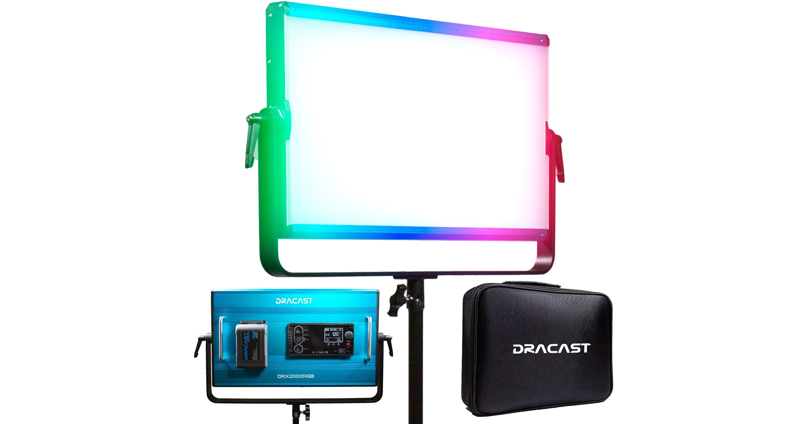 Dracast X Series LED2000 RGB LED Light Panel DRX2000RGB B&H