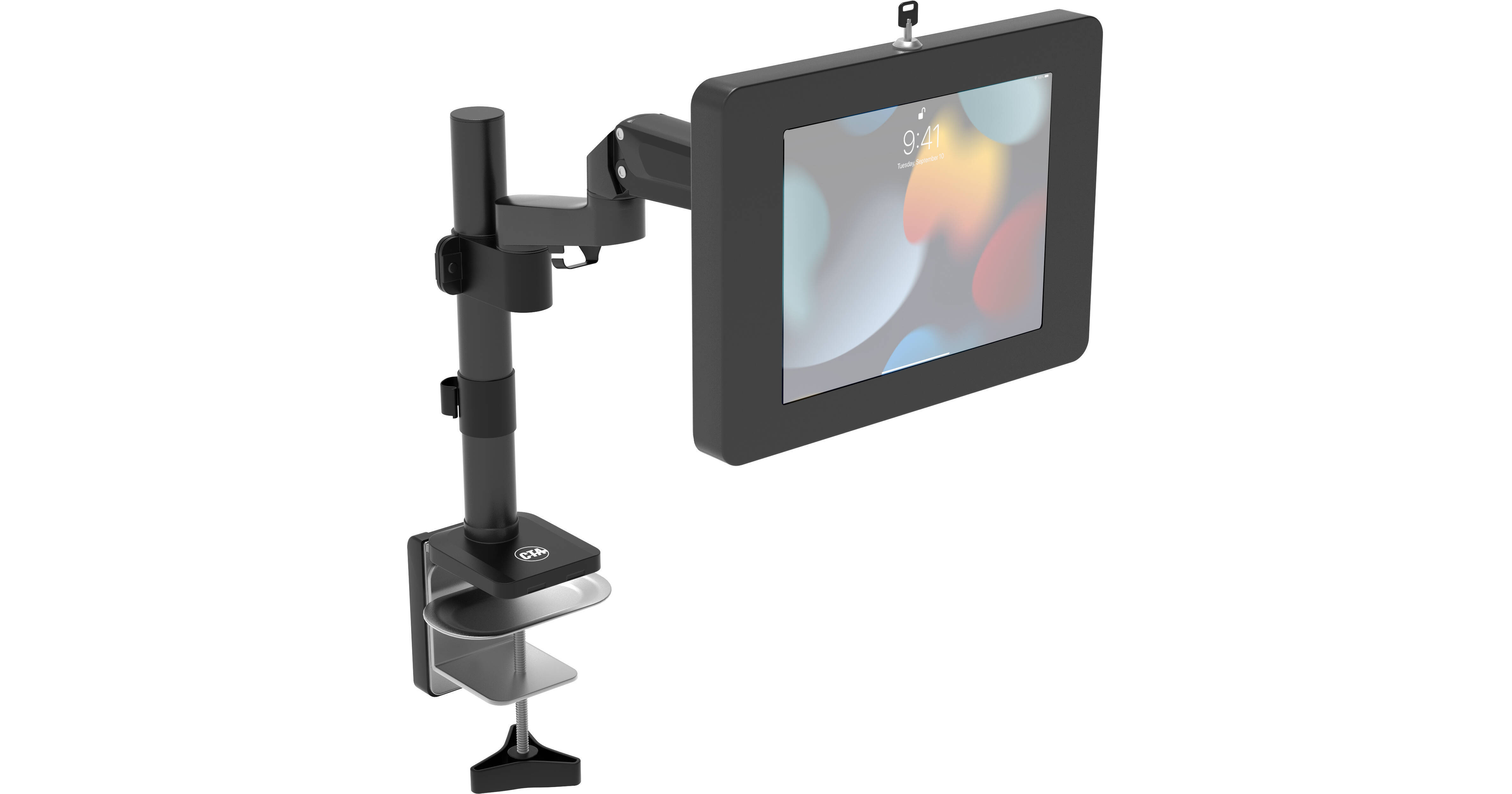 CTA Digital Articulating Desk Clamp Mount with Universal