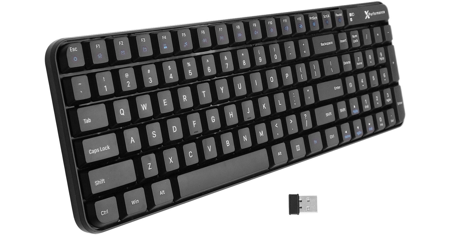 X9 Performance 102-Key Full Size Wireless RF Keyboard X9RF2AAKEY