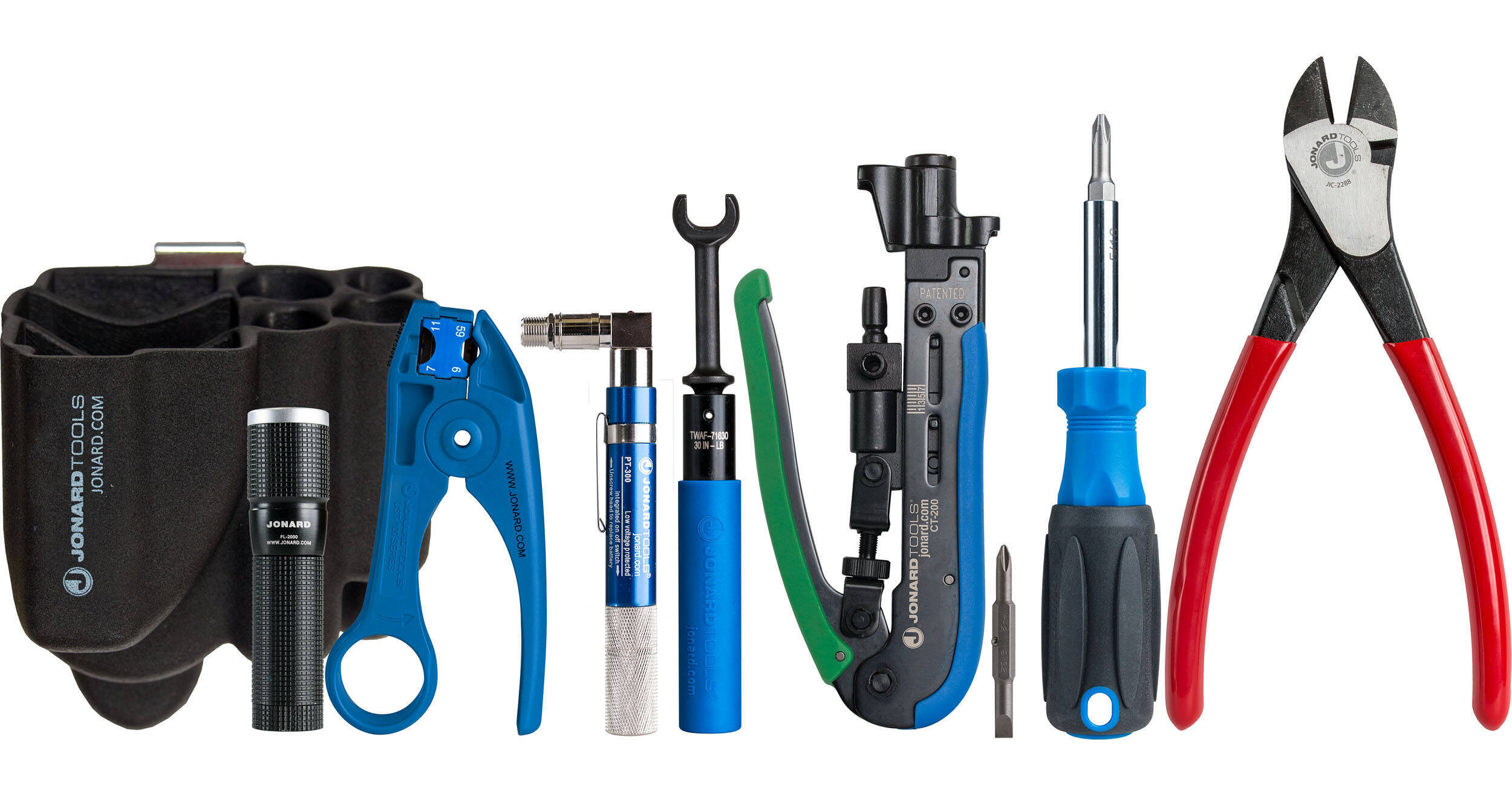 Jonard Tools TK-85 Coax Tool Kit with Universal Compressi TK-85