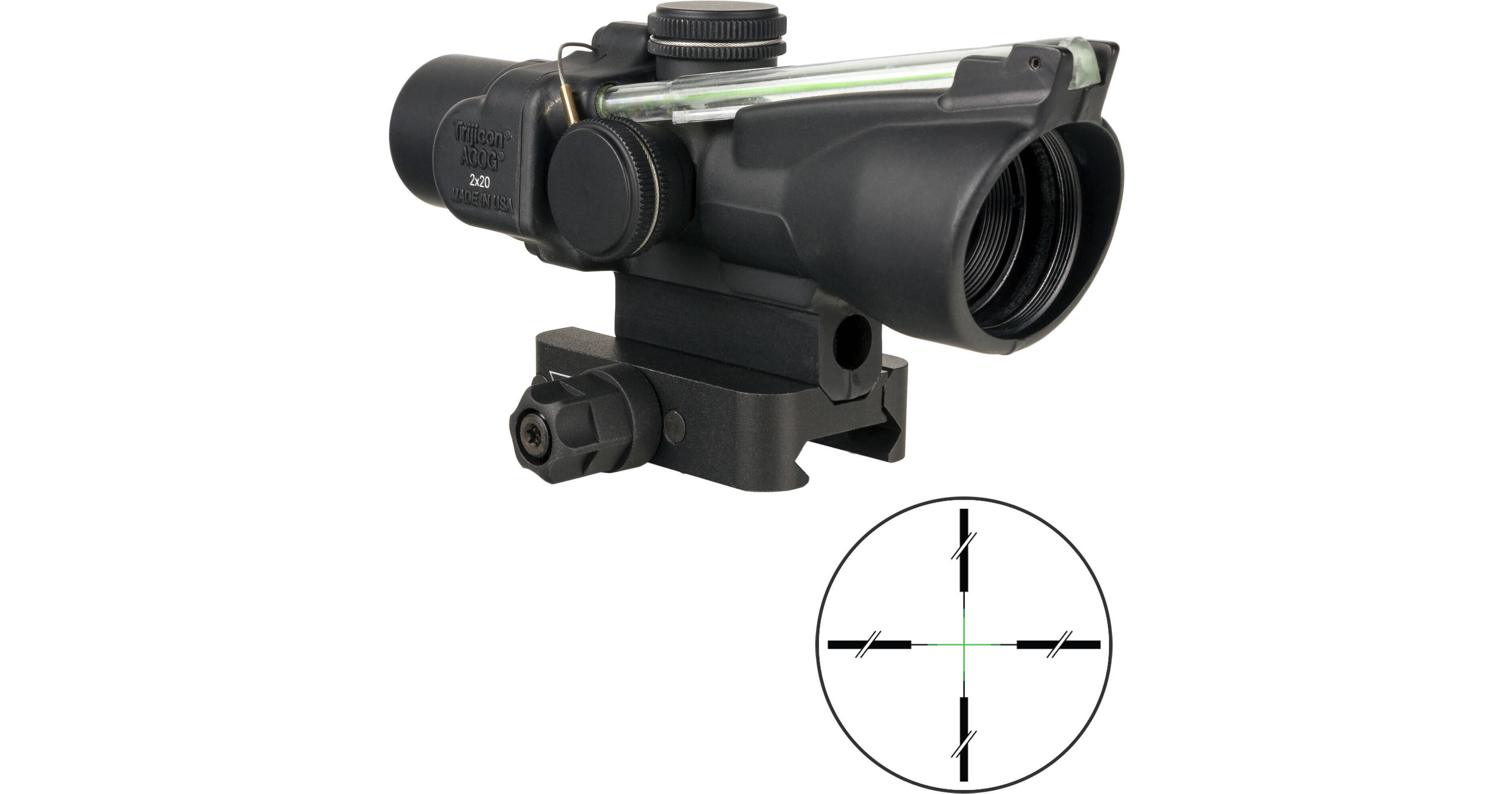 Trijicon 2x20 Compact ACOG Riflescope, Dual TA47-C-400341 B&H