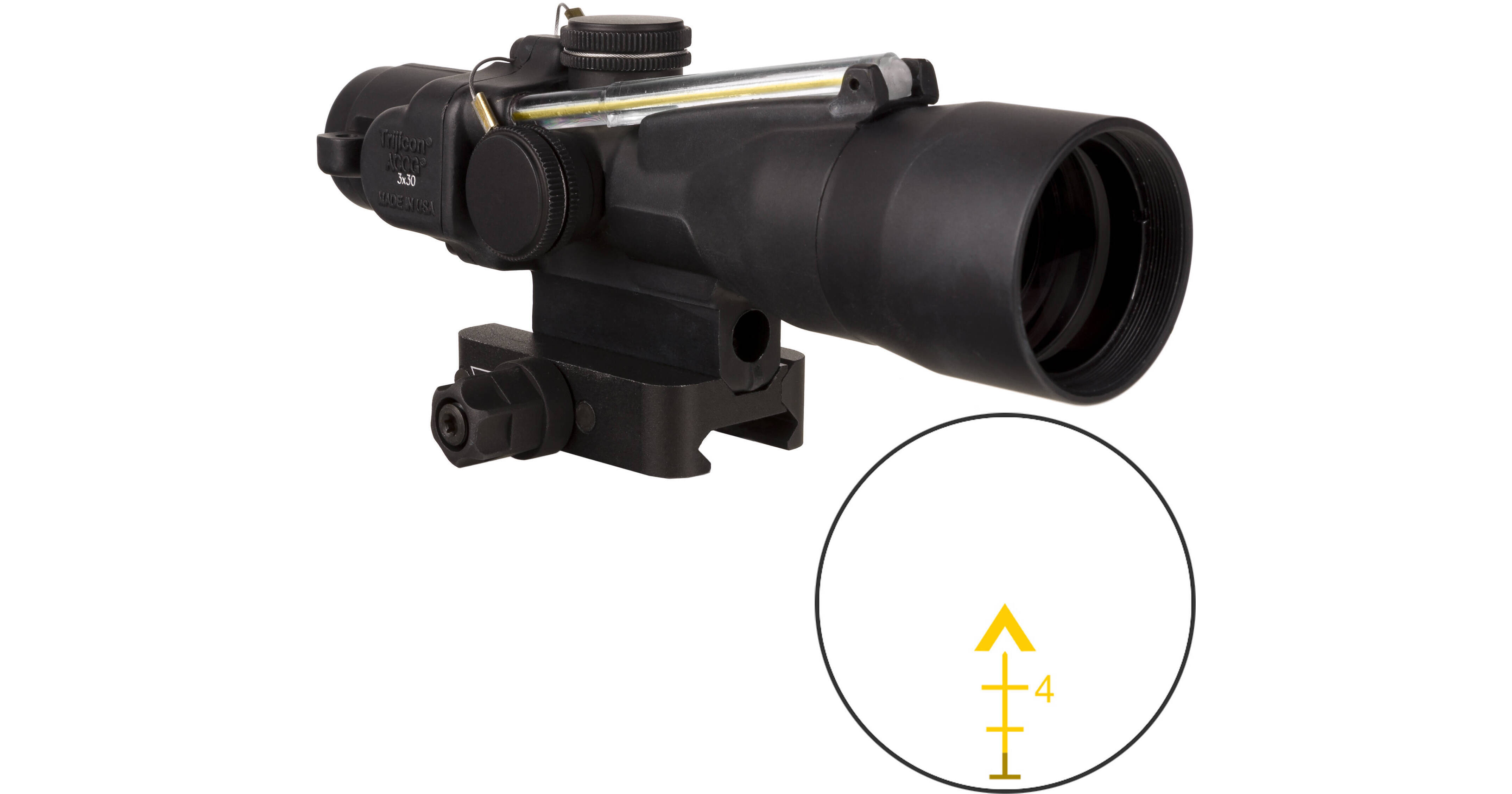 Trijicon 3x30 ACOG Riflescope, Dual Illuminated TA33-C-400364