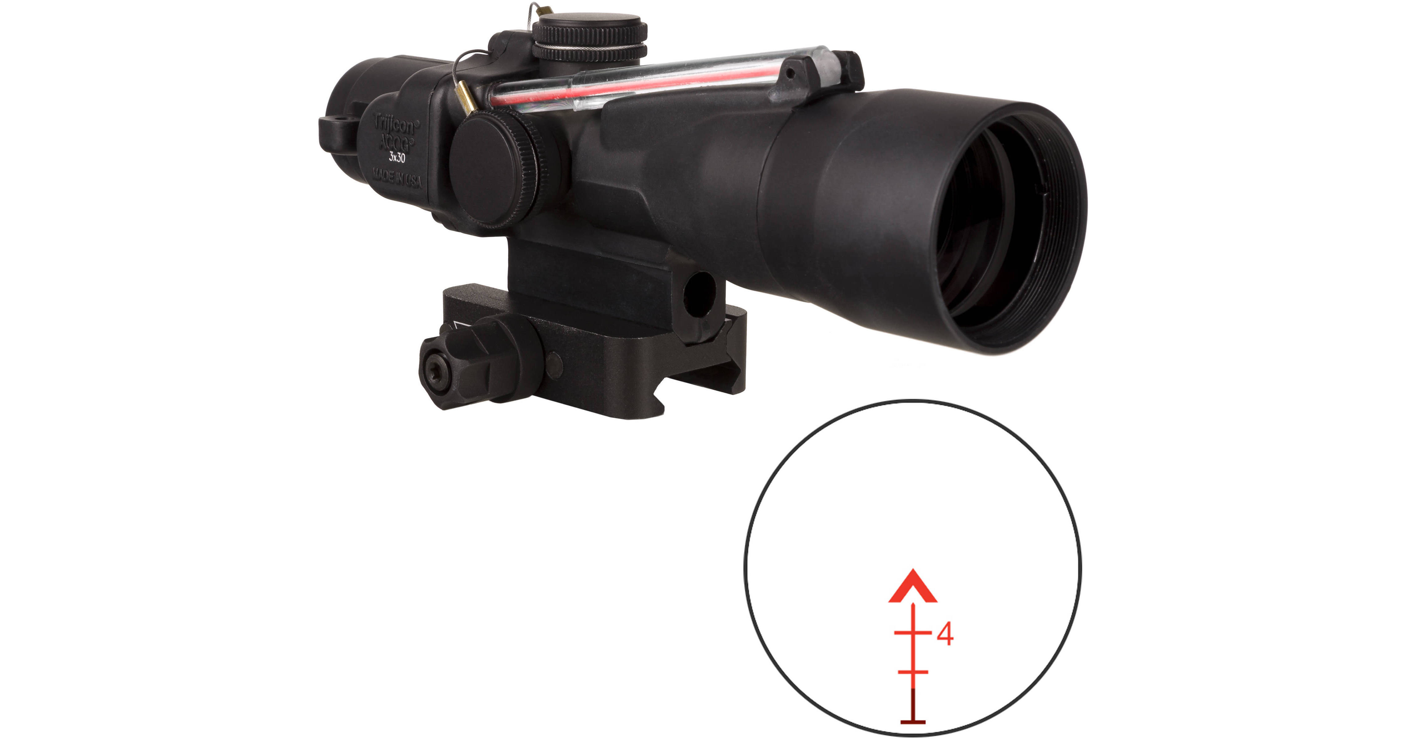 Trijicon 3x30 ACOG Riflescope, Dual Illuminated TA33-C-400378