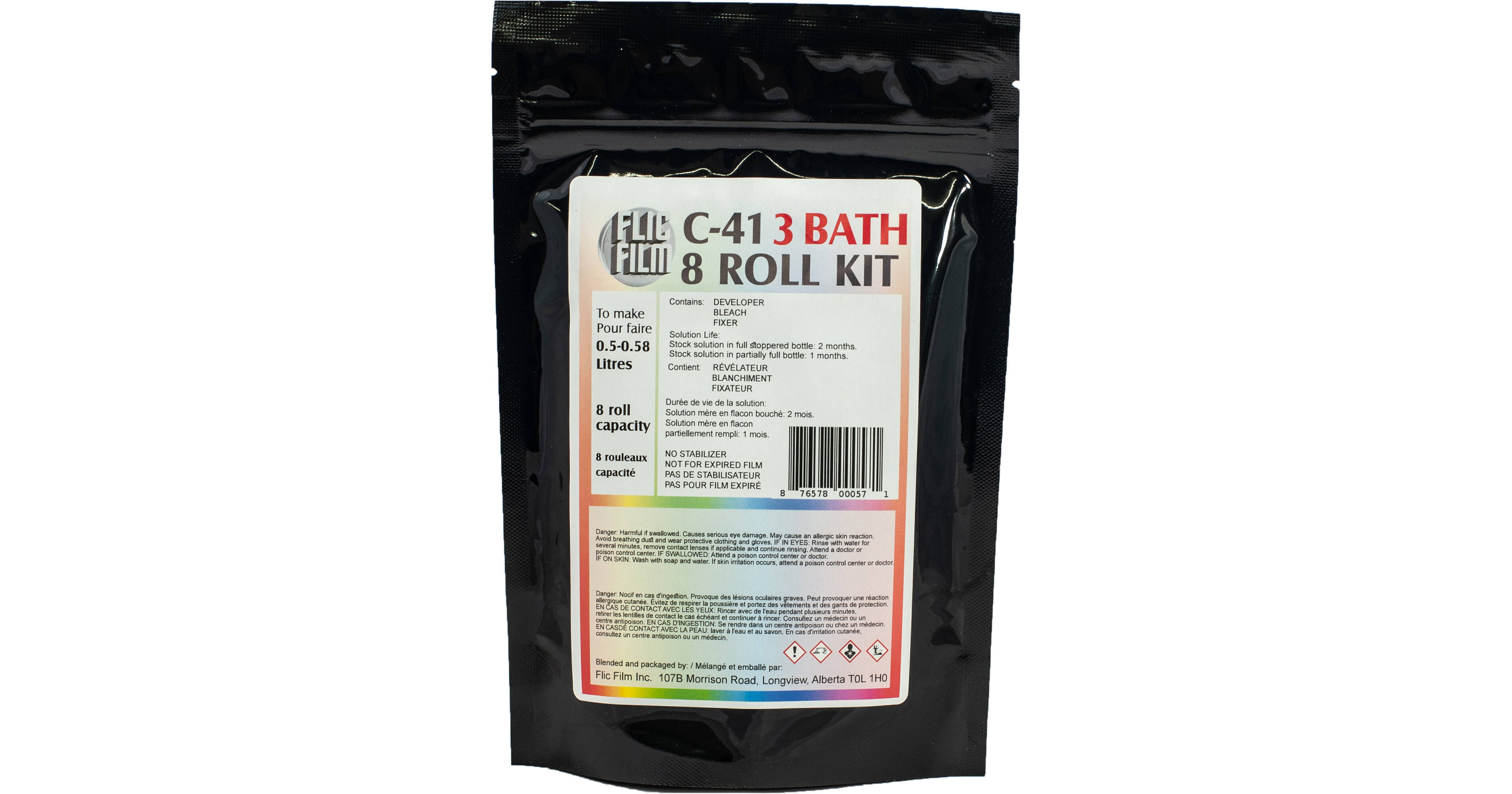 Flic Film 3-Bath C-41 Kit (8 Rolls) FF00571C B&H Photo Video