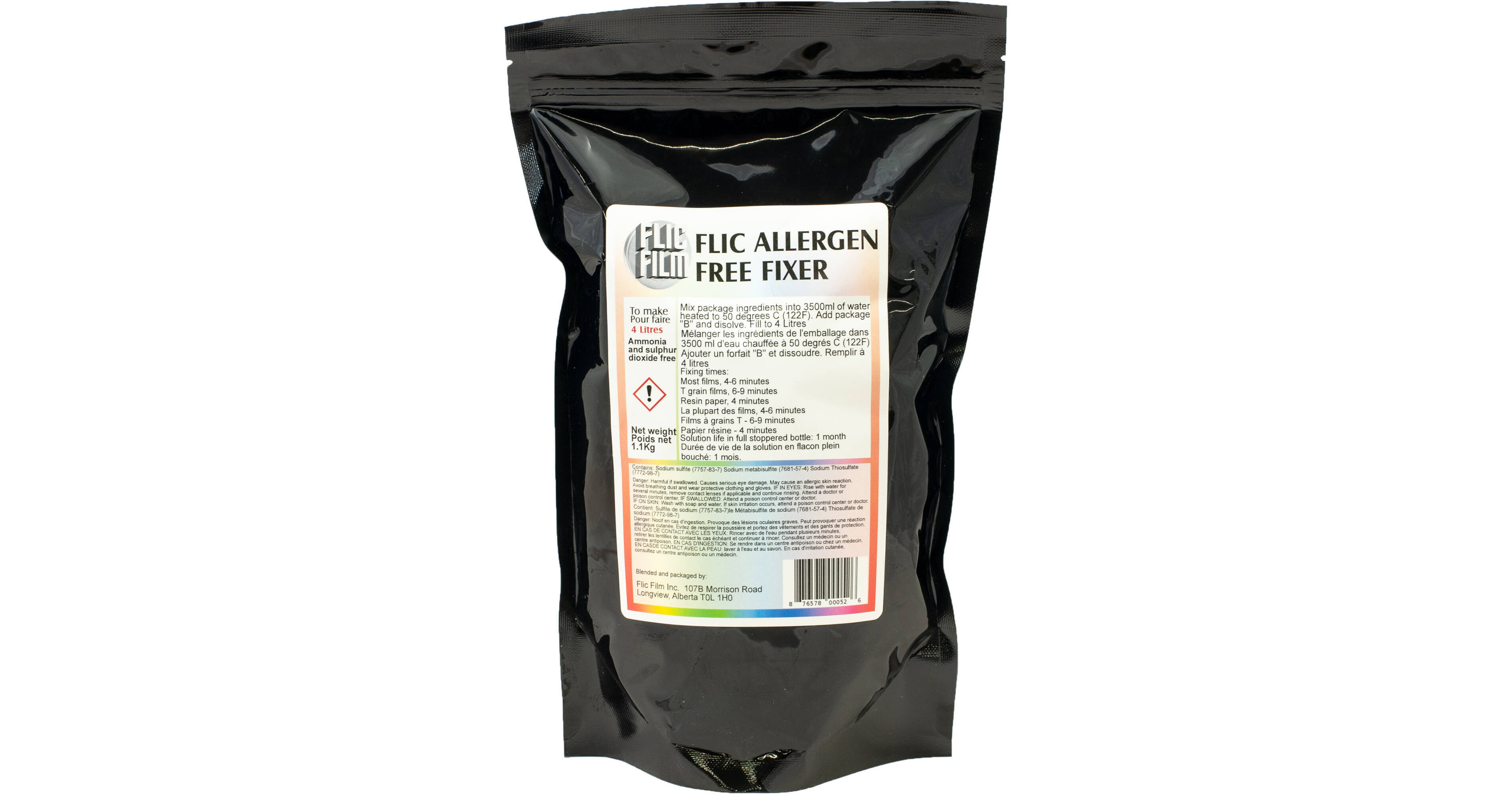 Flic Film Allergen-Free Fixer (To Make 4L) FF00625B B&H Photo