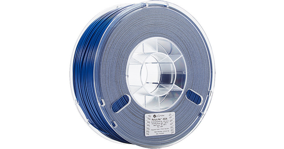 Polymaker 1.75mm PolyLite ASA Filament (1kg, Blue) PF01005 B&H
