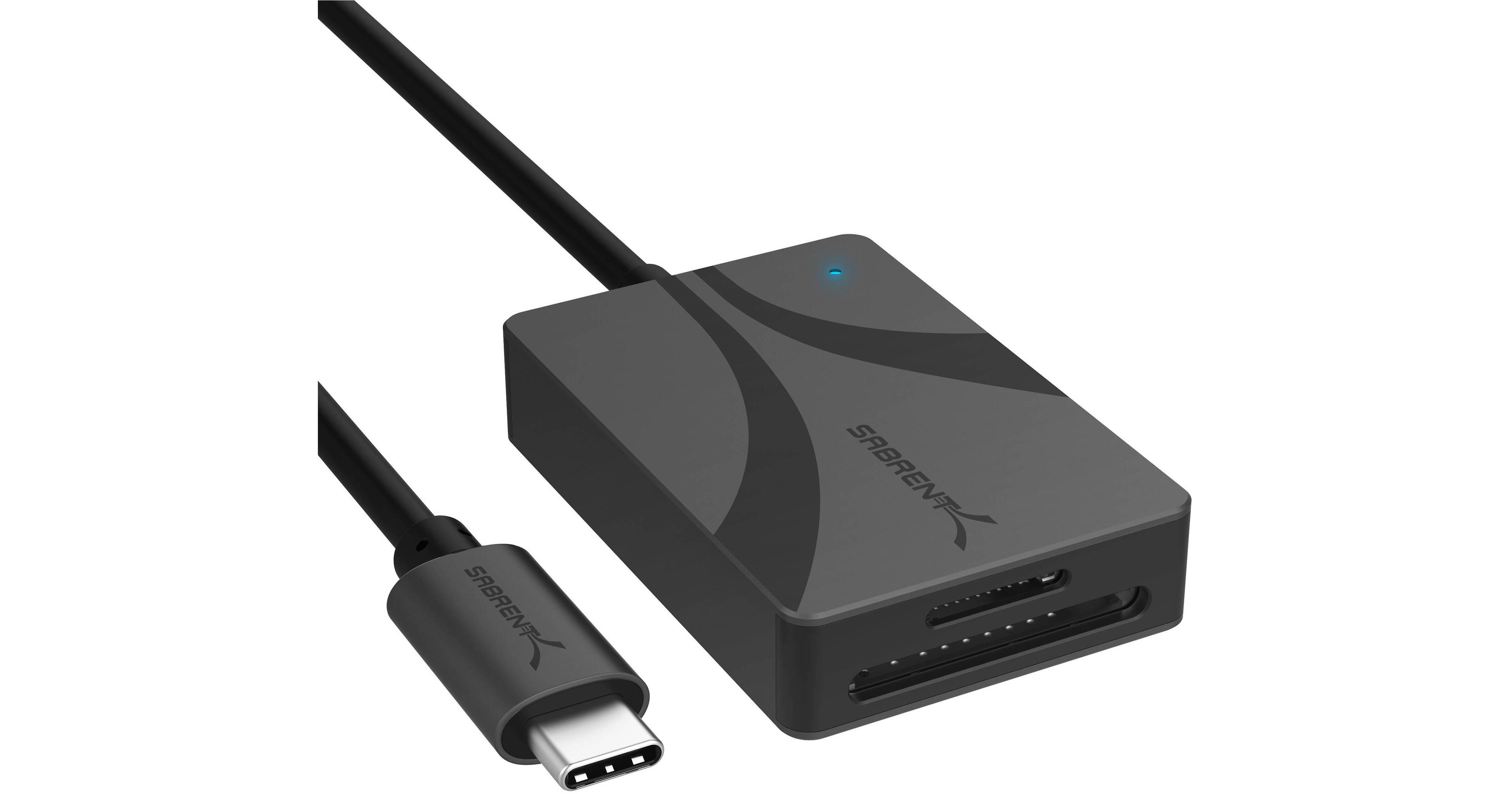 Sabrent Dual-Slot SDXC & microSDXC UHS-II USB-C 3.2 Gen 1
