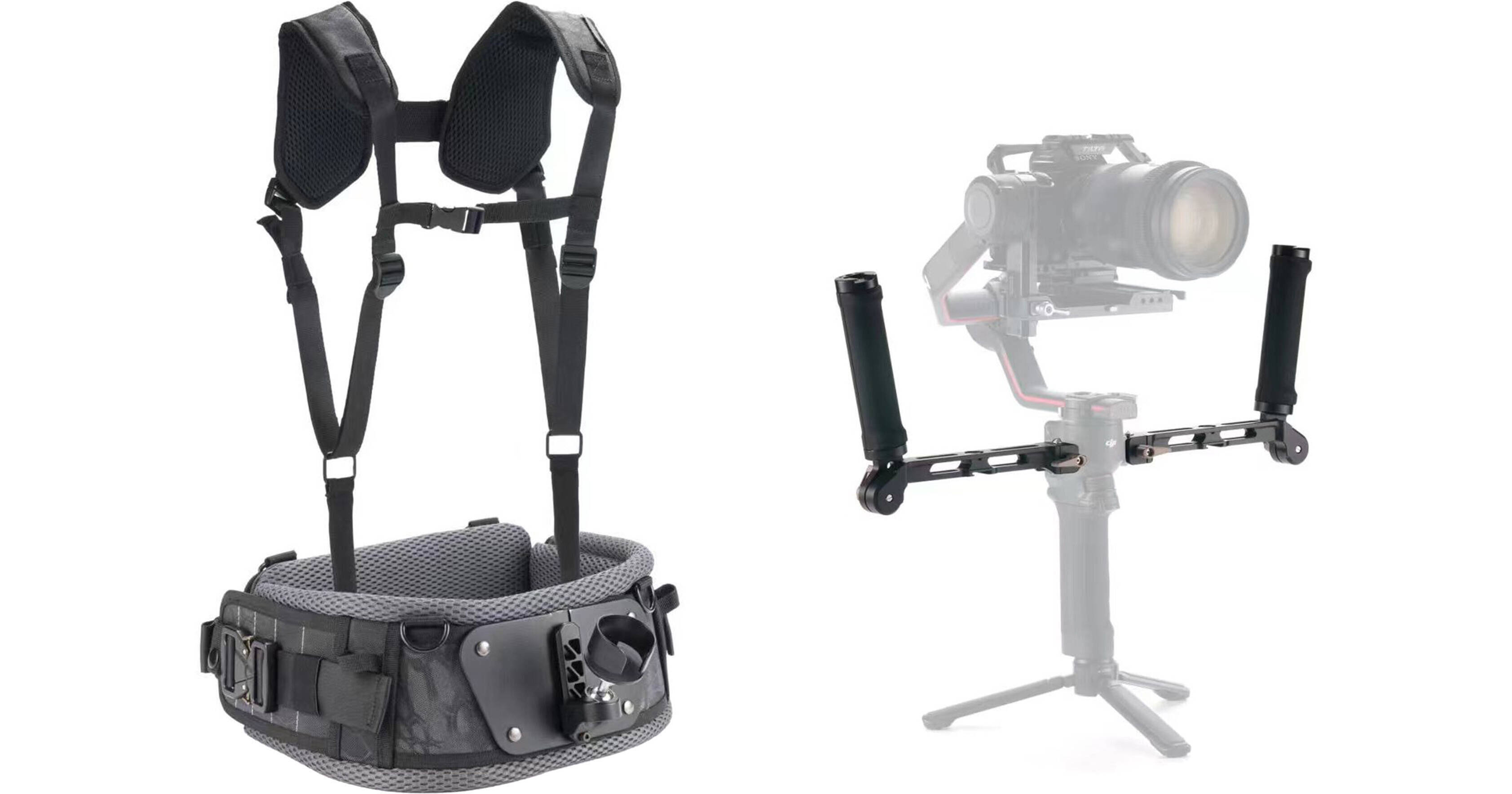 Tilta Lightweight Dual-Handle Gimbal Support System GSS-T04-DHB2
