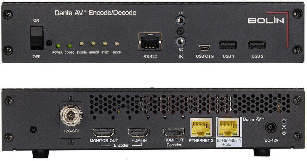 Bolin Technology D20S Dante AV Transceiver (HDMI & SDI) D20S B&H