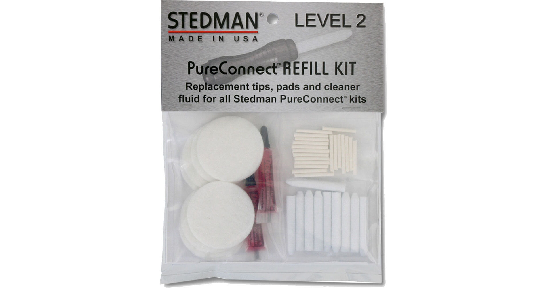 Stedman Level 2 Connector Cleaner Refill Kit L2 B&H Photo Video
