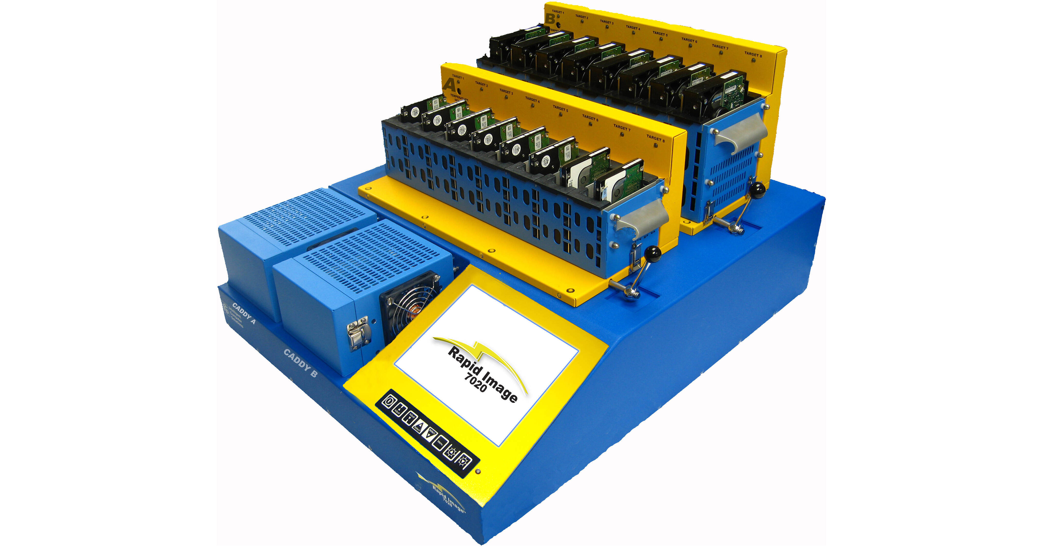 ICS Rapid Image 7020 X2 with Two 2.5" Drive Caddies